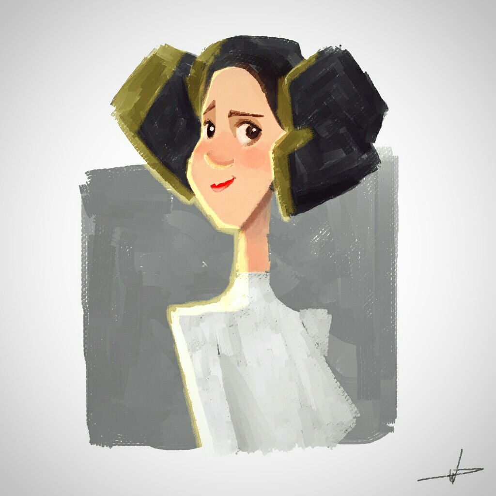 ArtStation - Princess Leia