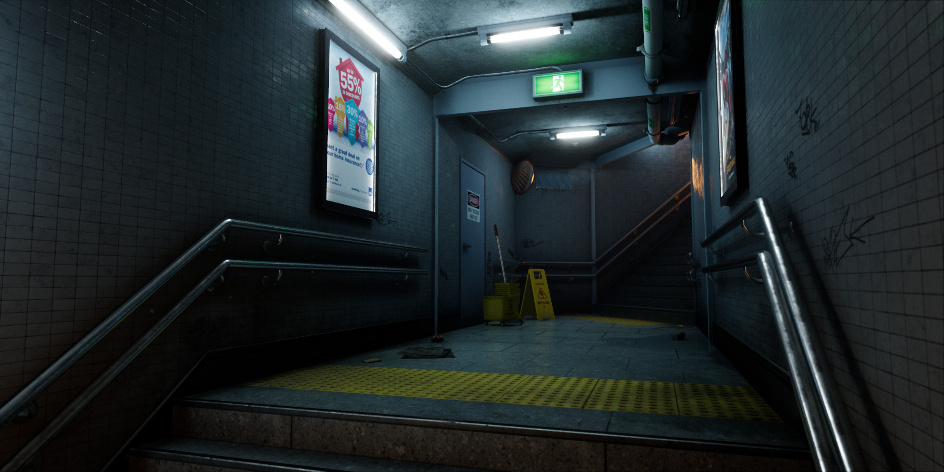 Kyle Chin - Subway Corridor