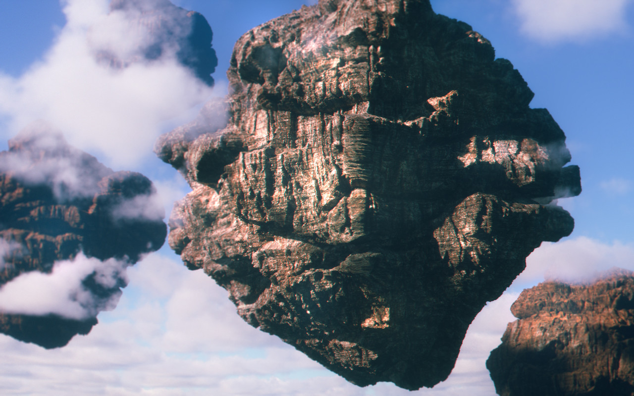 ArtStation - Floating mountains