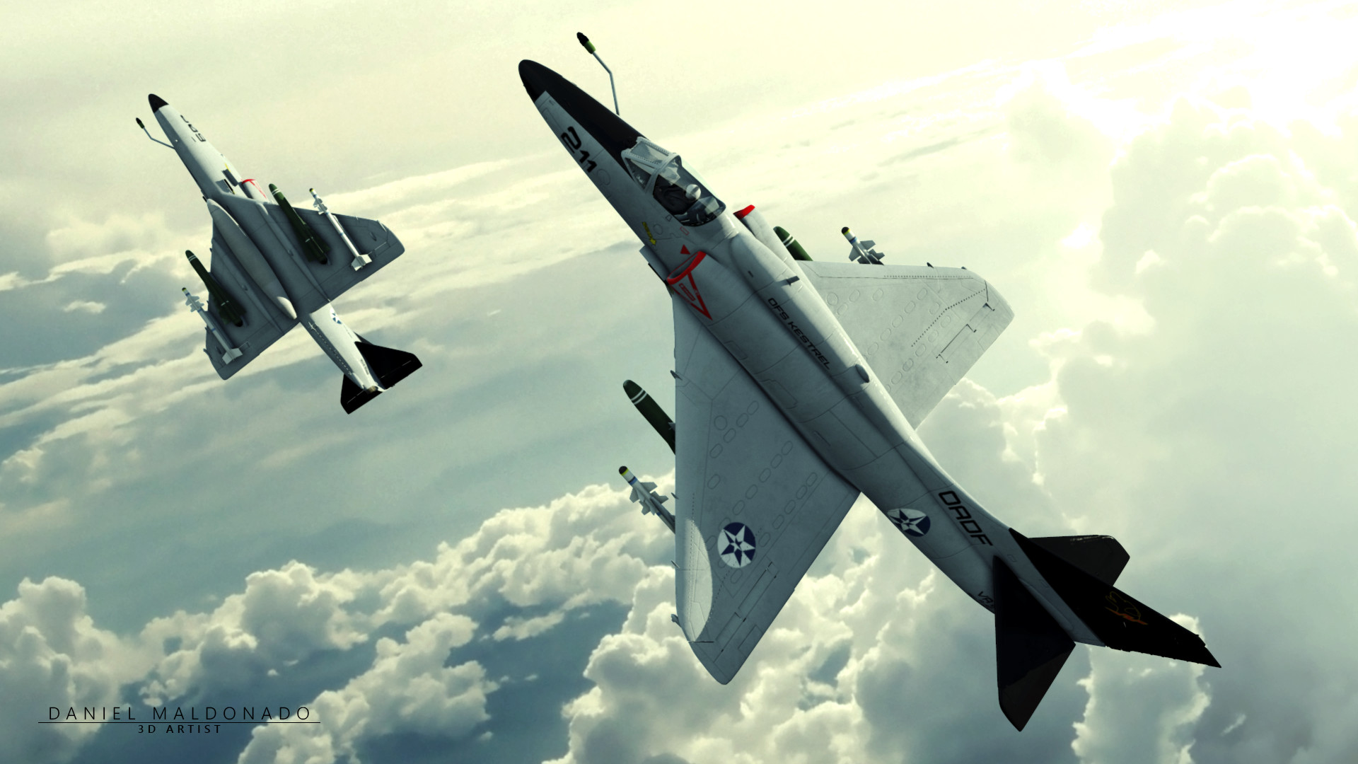 ArtStation - OADF A4-F Wardog Squadron