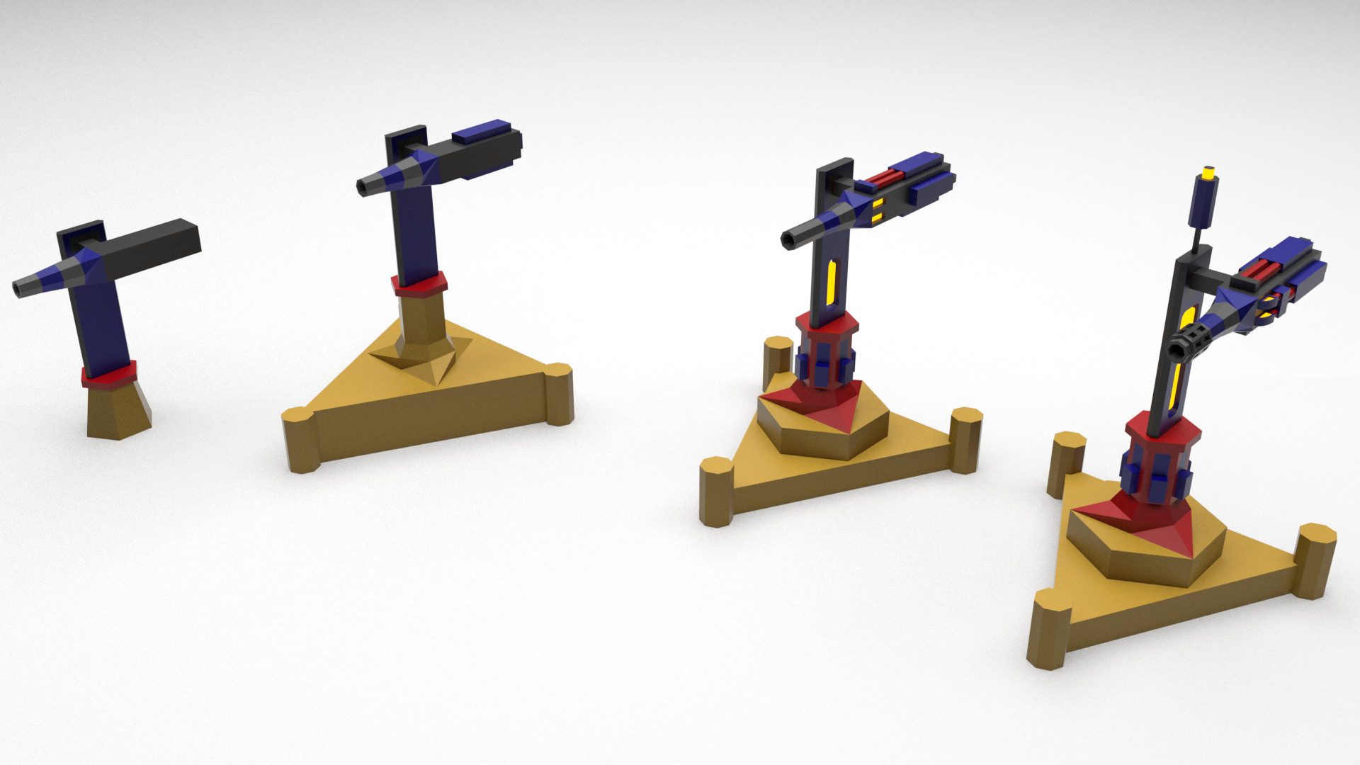 ArtStation - Heavy Tower and Bullet