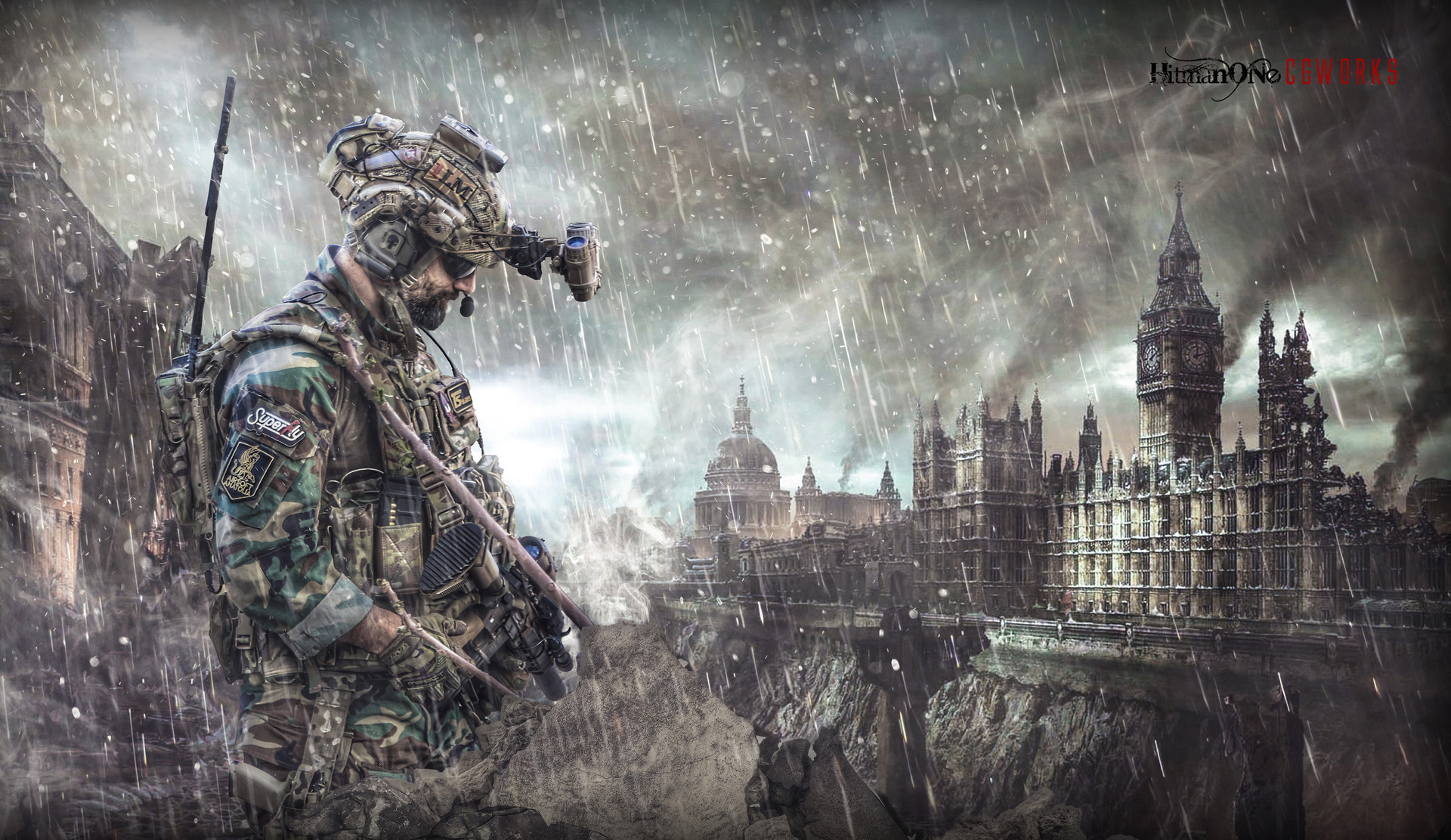 ArtStation - Surviving London Apocalypse