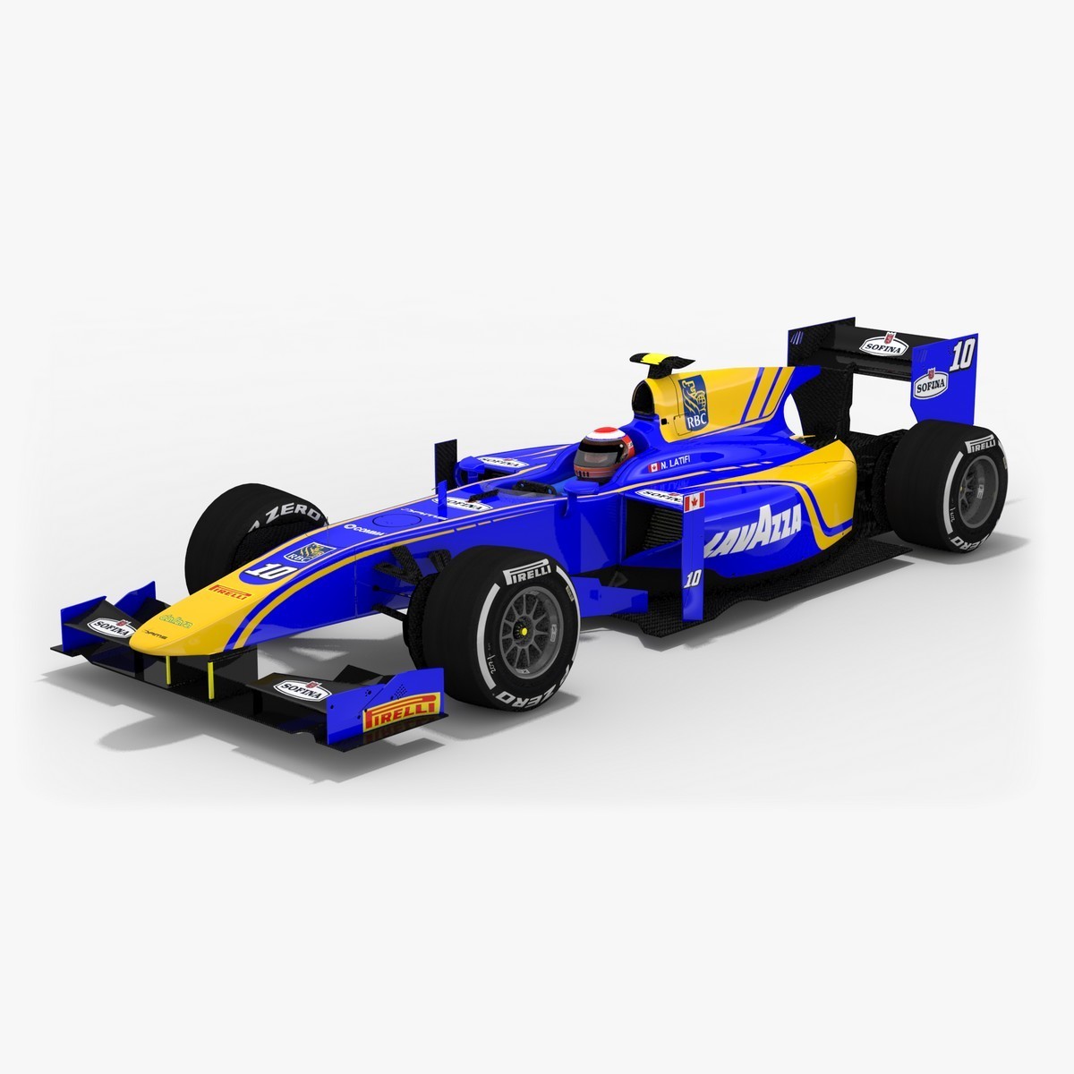 ArtStation - DAMS Formula 2 Season 2017 3D model