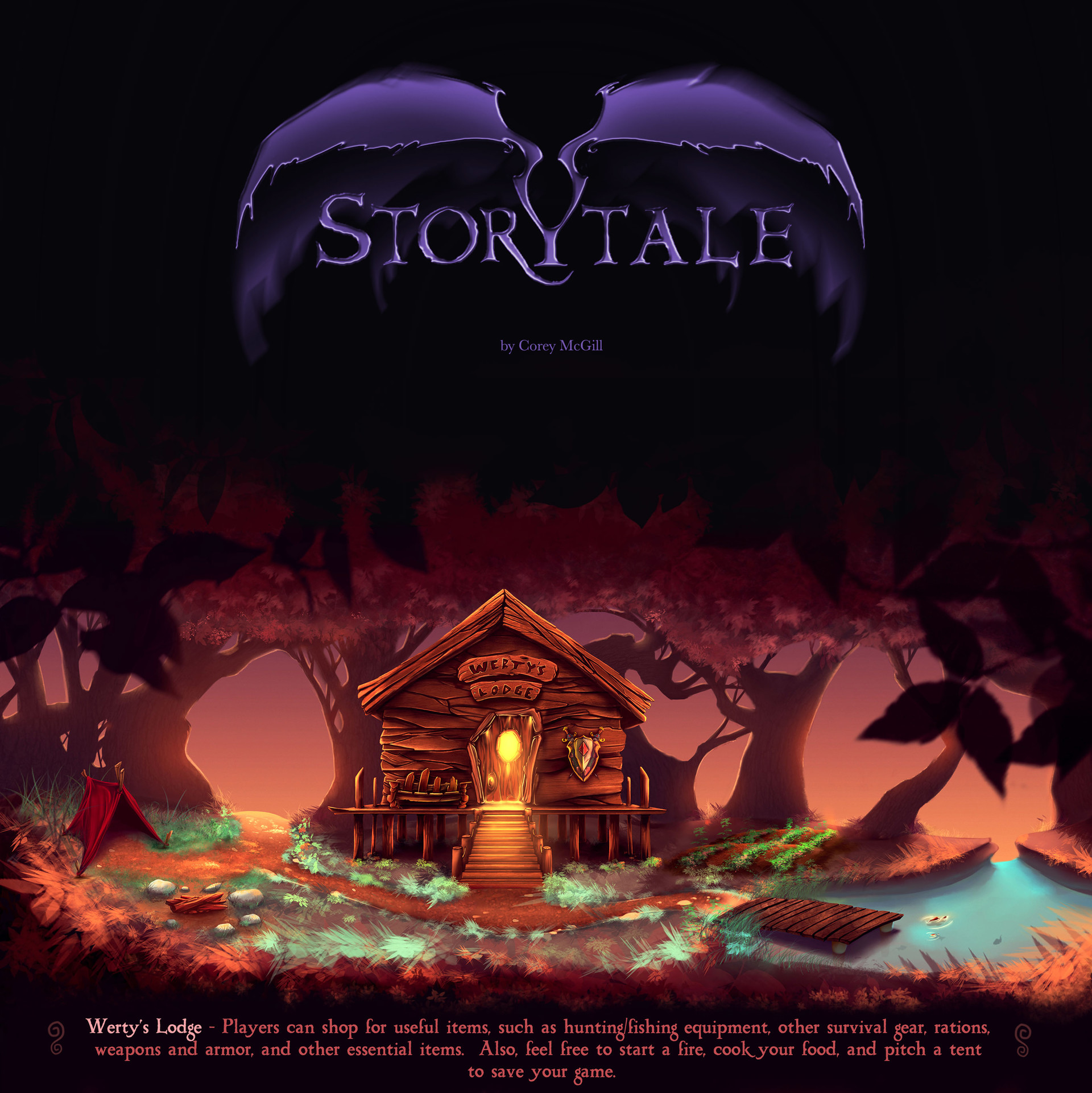 CMCGILLUSTRATION - Storytale Game Concept- Animation & Art Assets