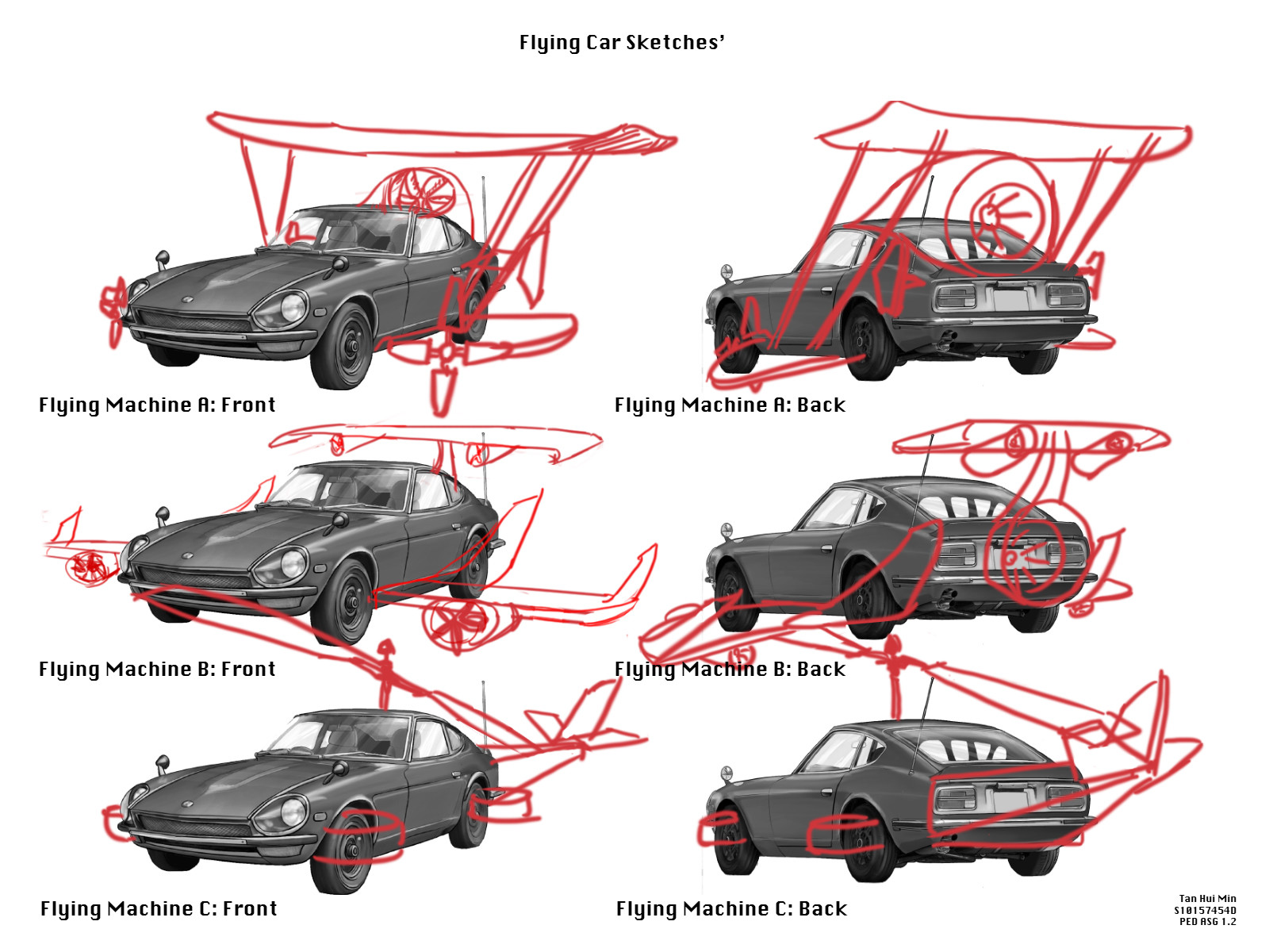 Sapphire - Prop Design: Flying Car
