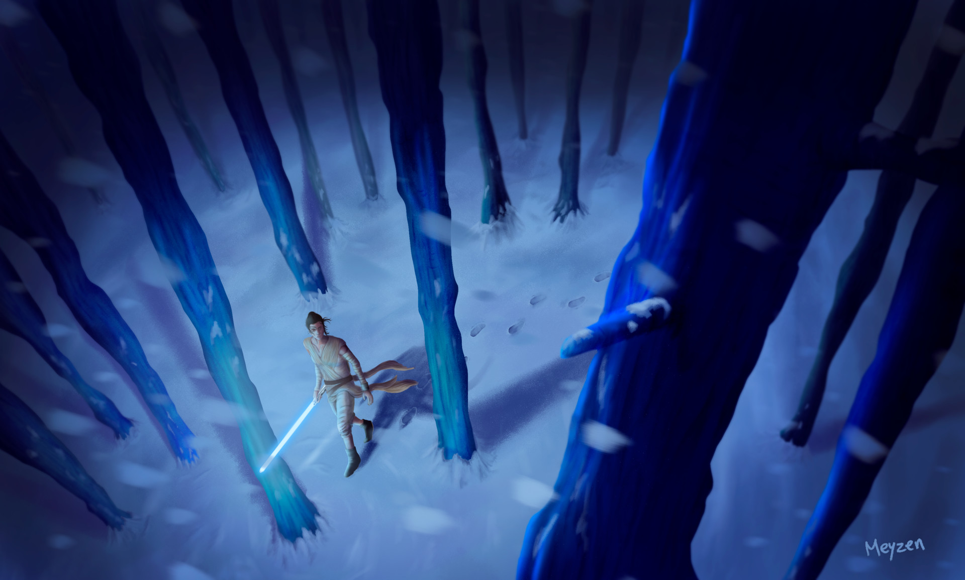 ArtStation - Rey the force is with you