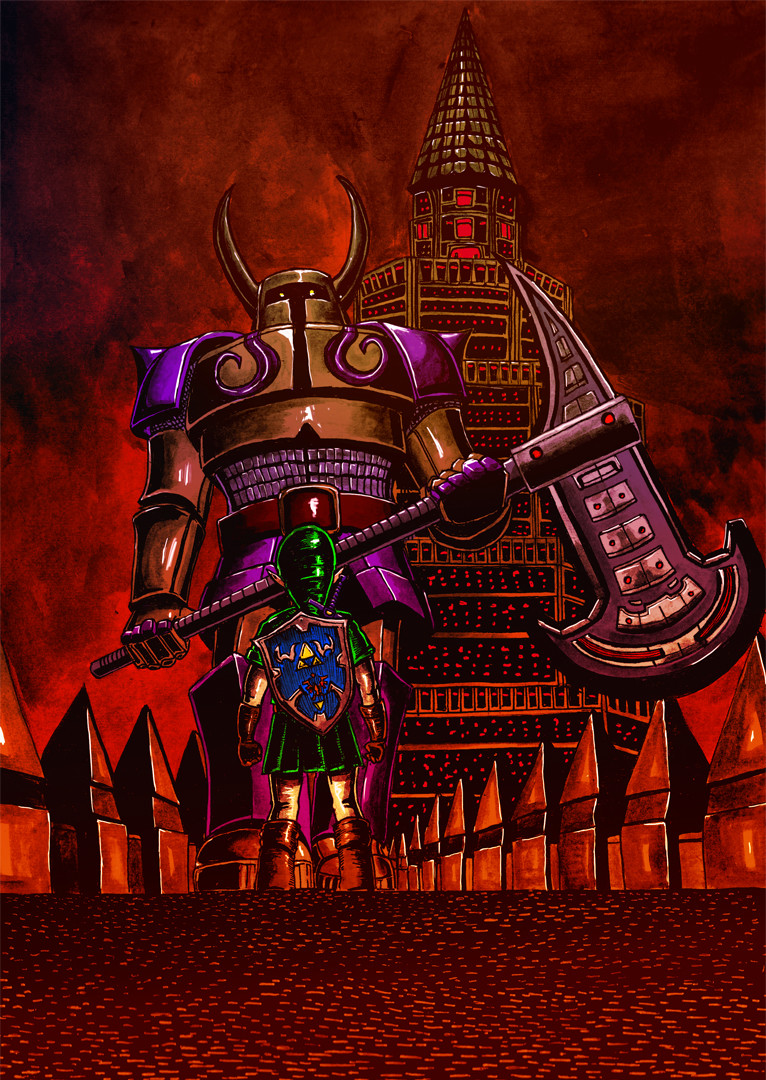 ArtStation - Link vs knight