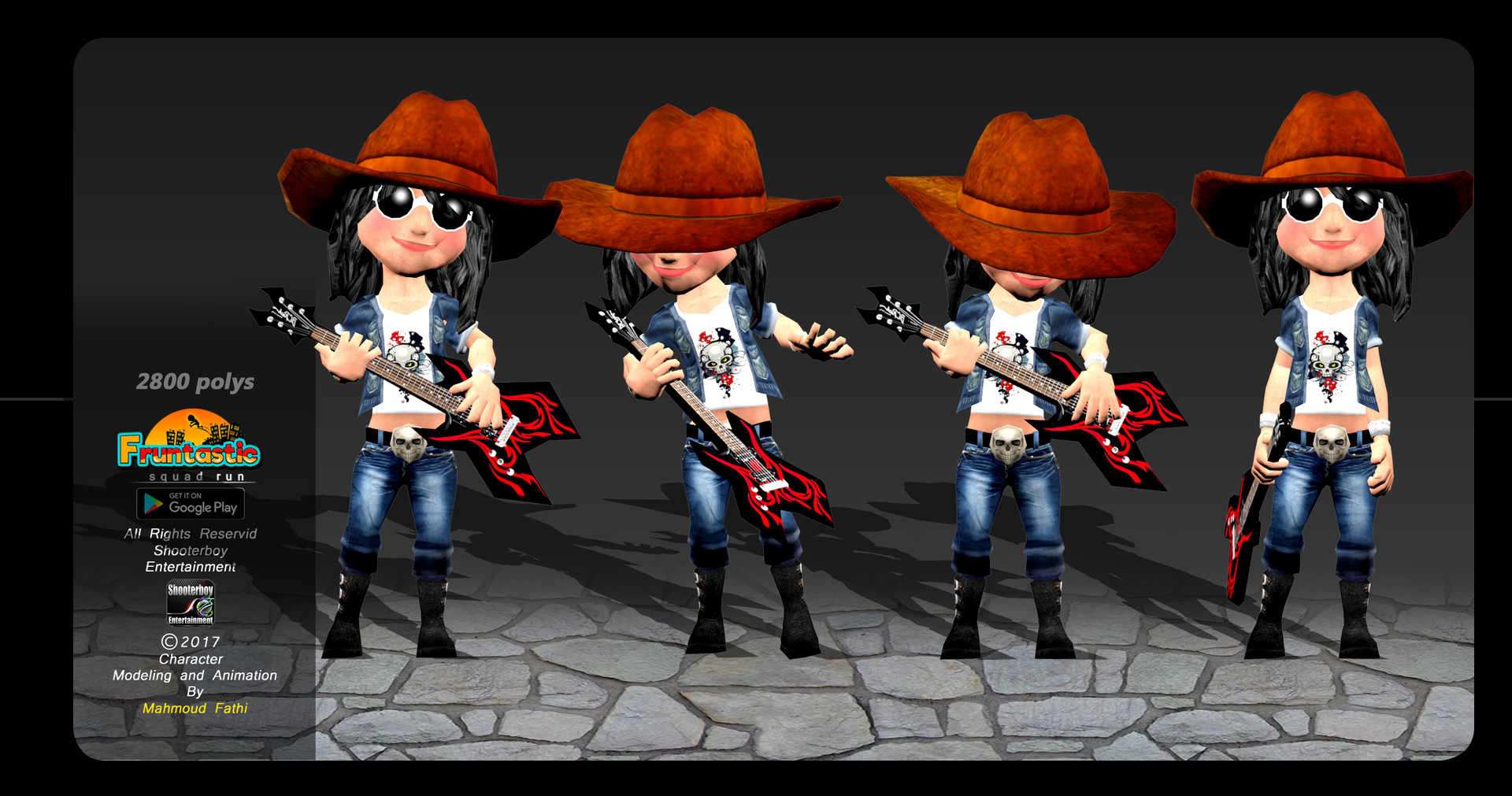 Artstation Low Poly 3d Character For Game