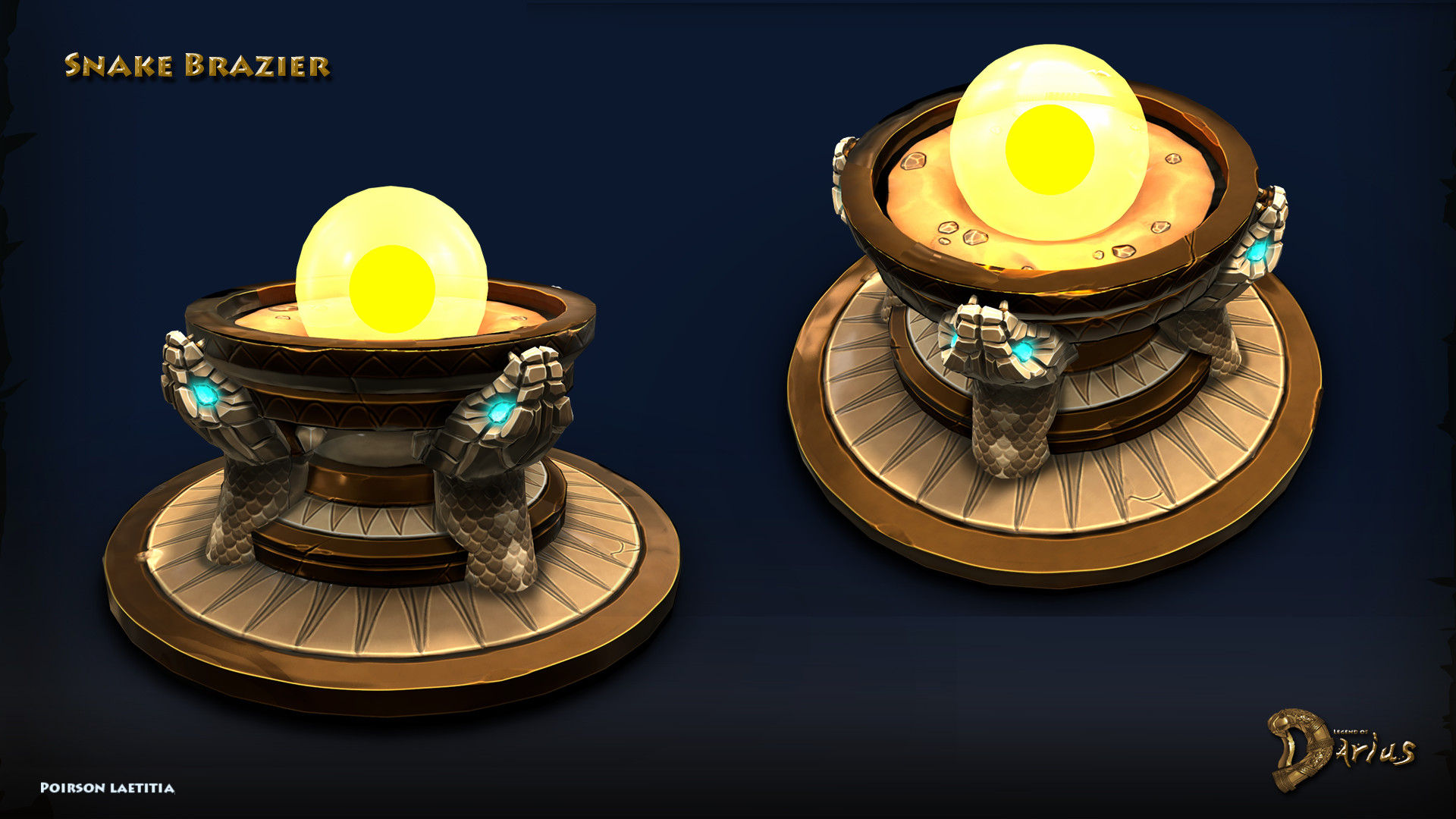 Noctume - Legend of Darius - Snake Brazier