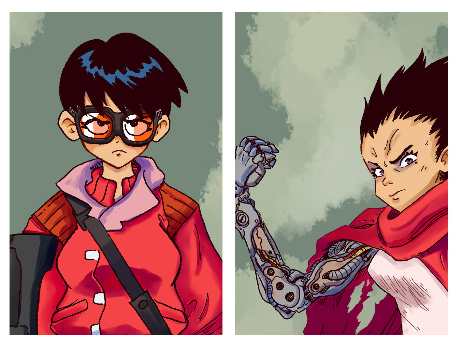 Javier Gutierrez - Akira fanart Tetsuo/Kaneda genderbend