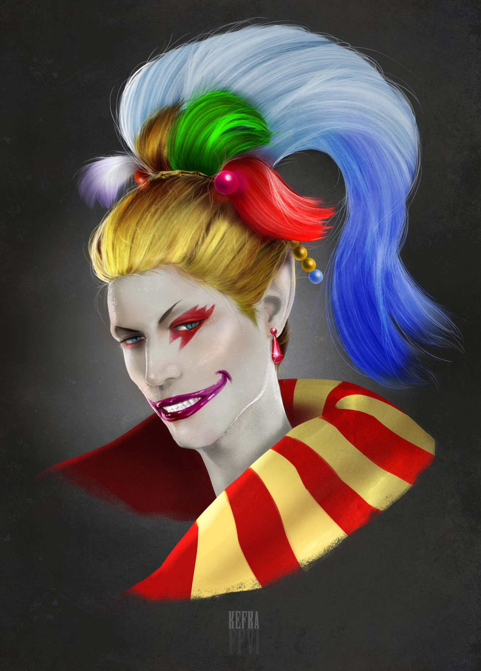ArtStation - Kefka - Fanart portait