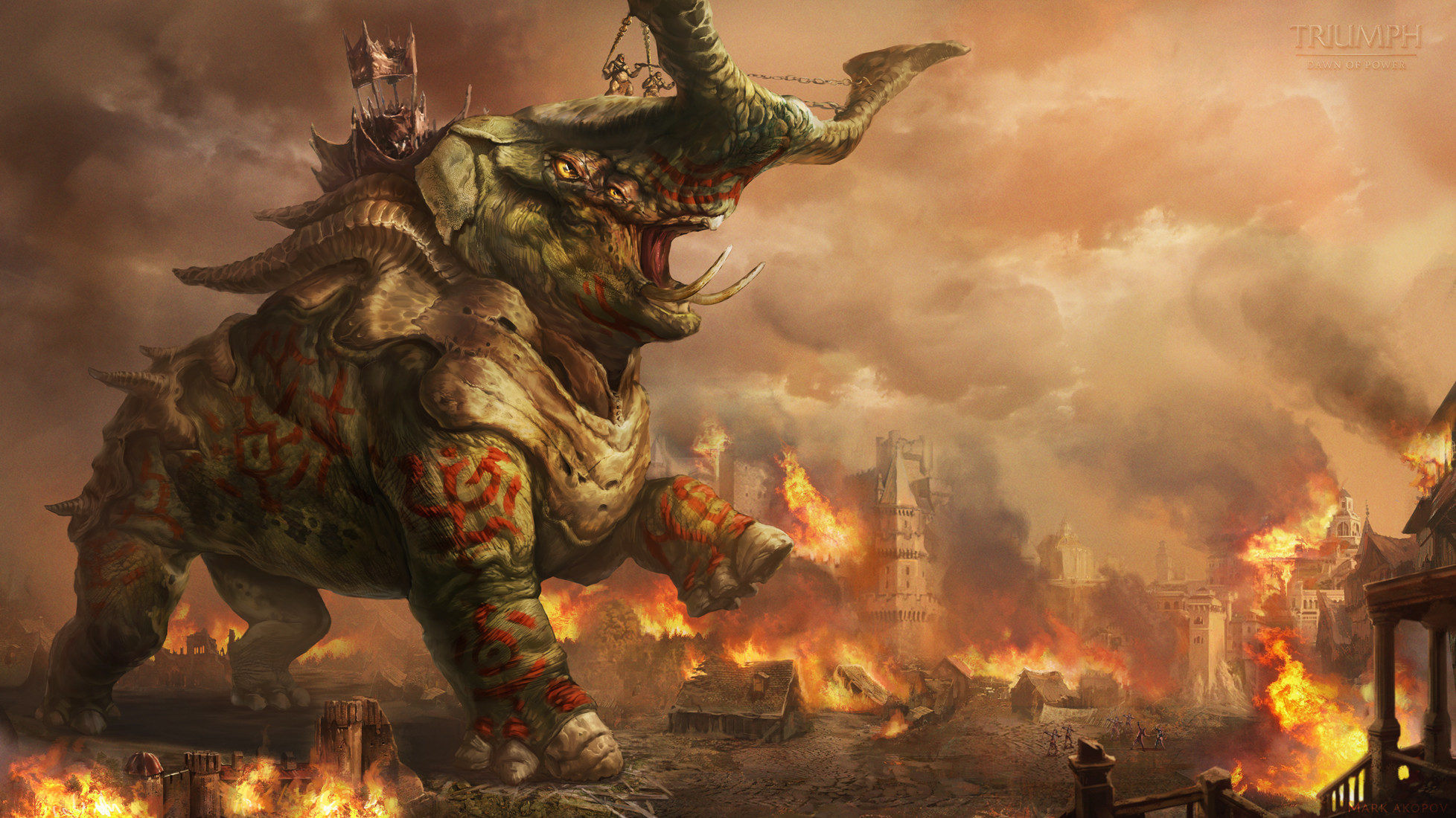 Ancient Beast by Mark Akopov : ImaginaryBehemoths