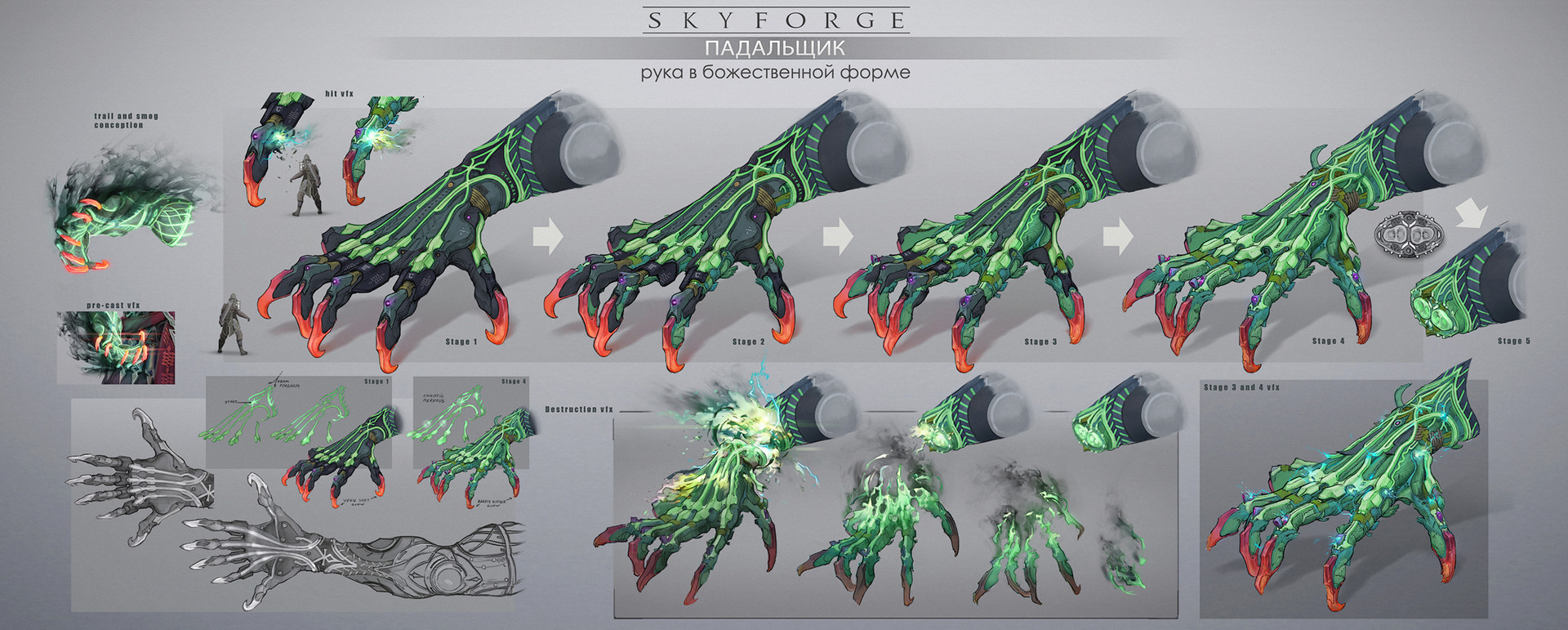 ArtStation - Skyforge - Cursed hand