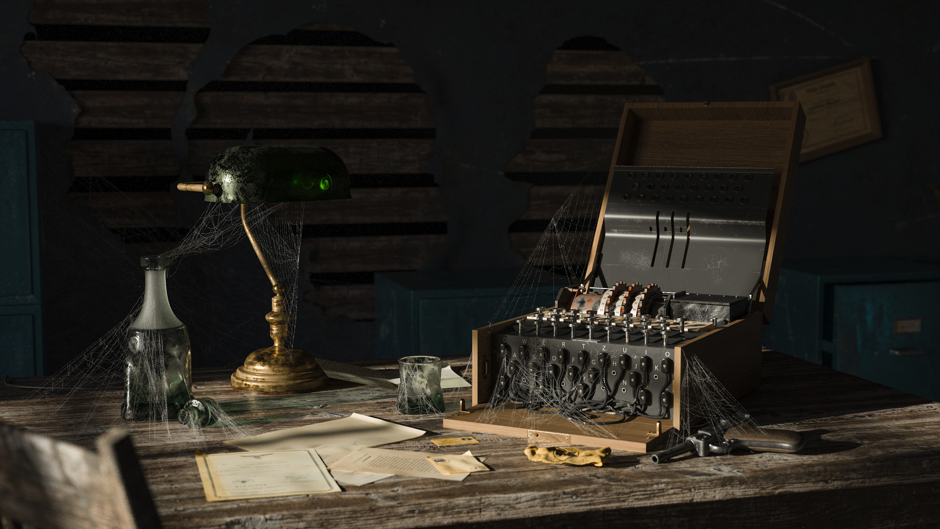 ArtStation - ENIGMA - Mikel Hernando (Imagen 3D)