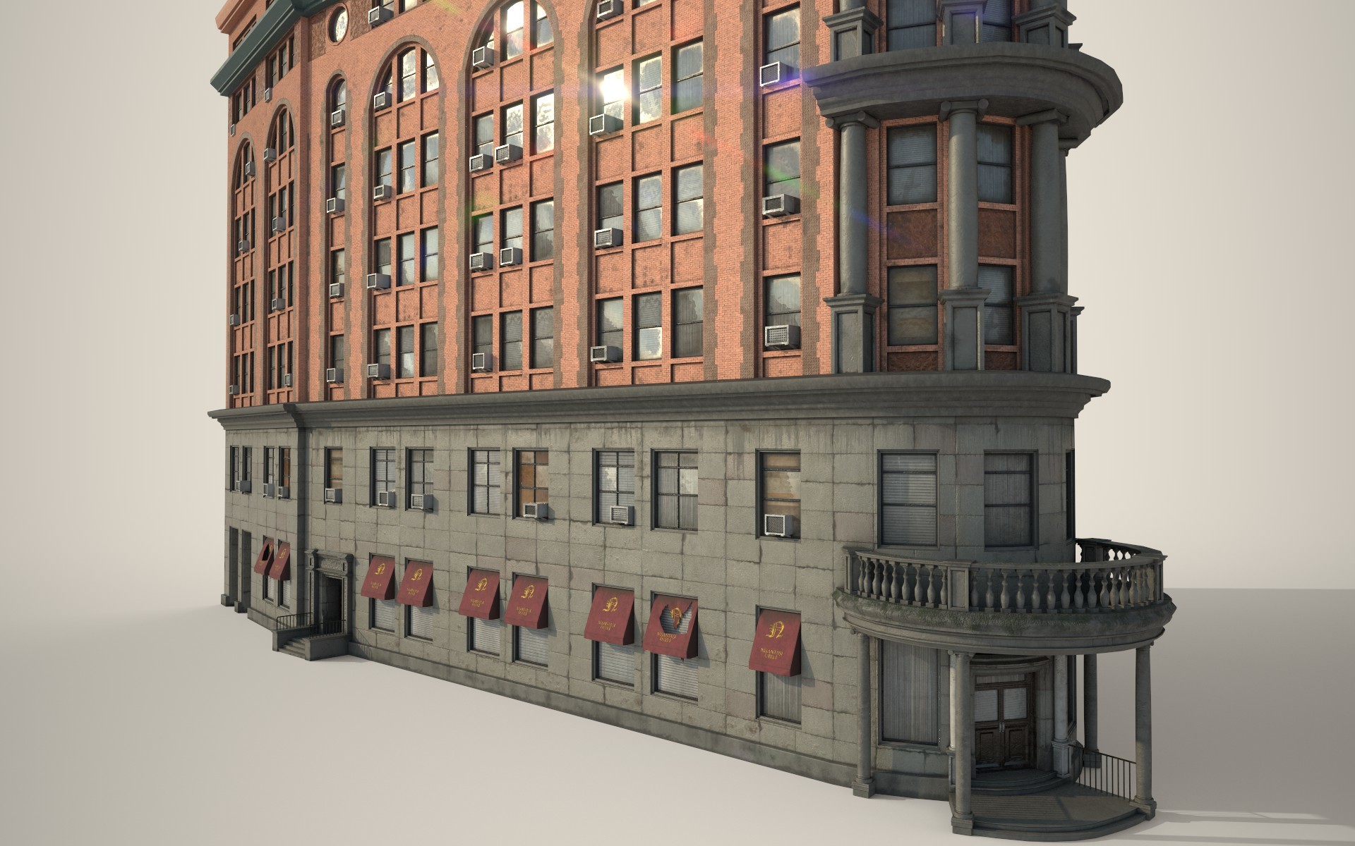 ArtStation - Abandoned New York Building