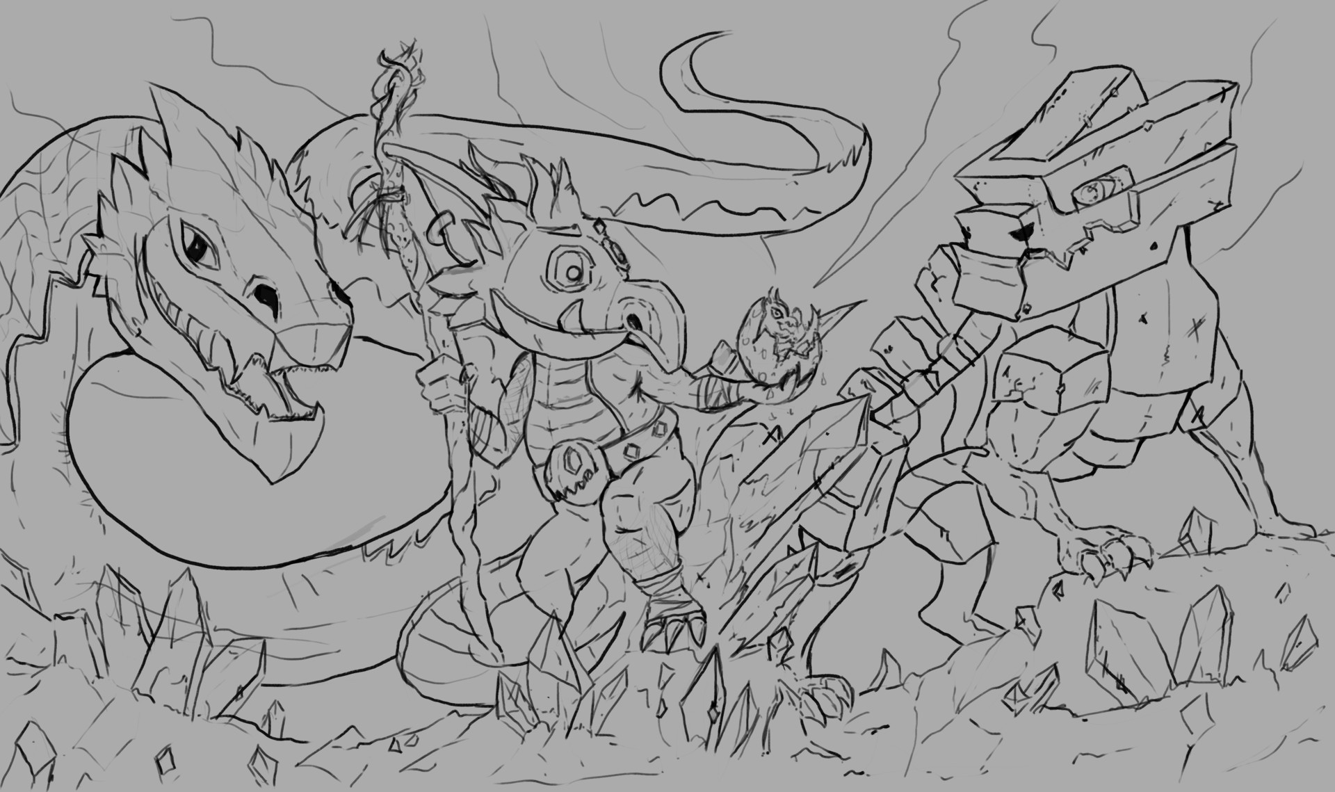 how to draw dragon mania legends