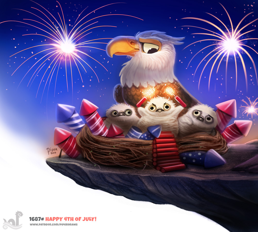 ArtStation - Daily Painting 1687# Happy 4th of July!