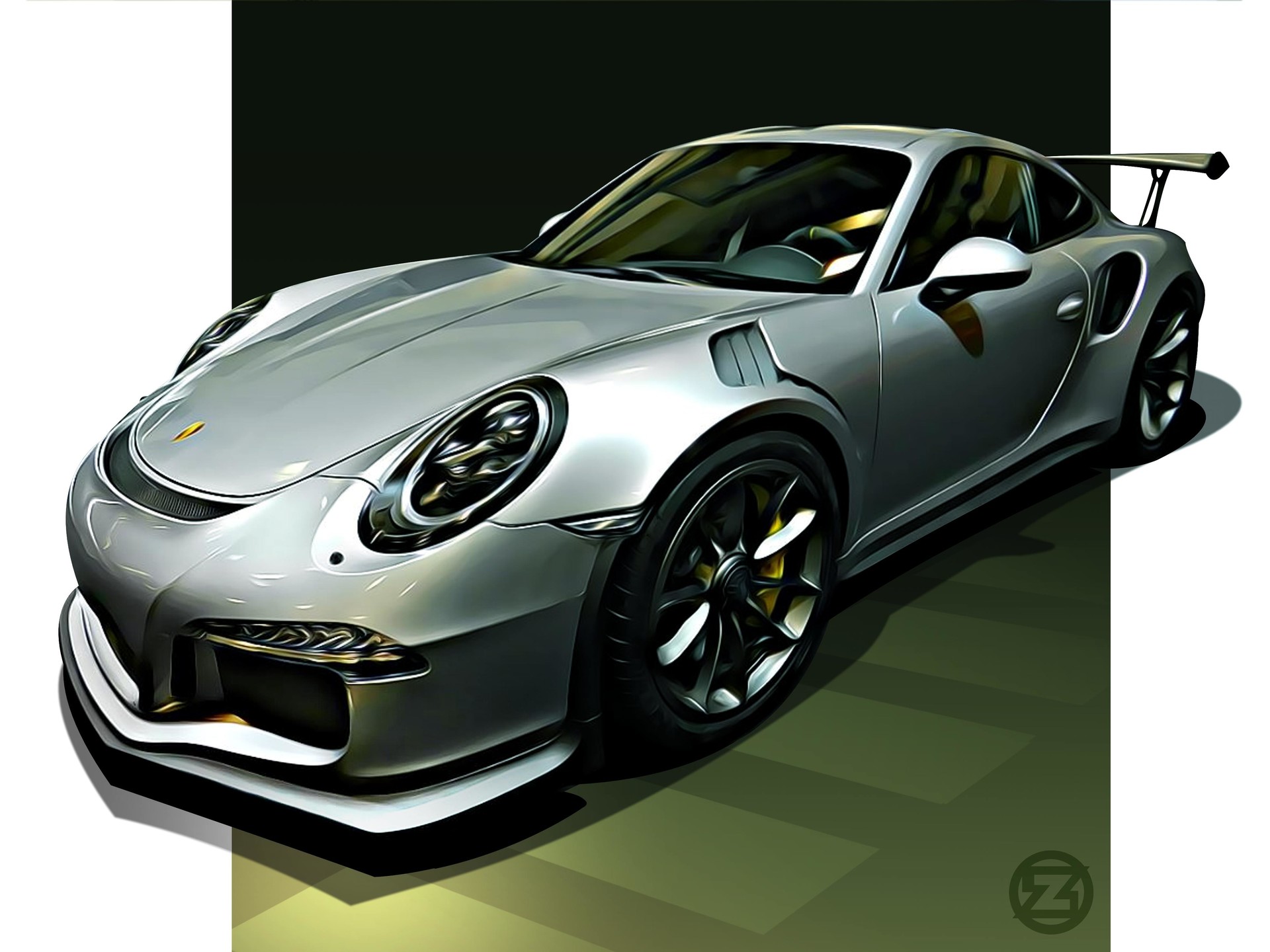 ArtStation - GTR 3 SUPERFAST SILVER