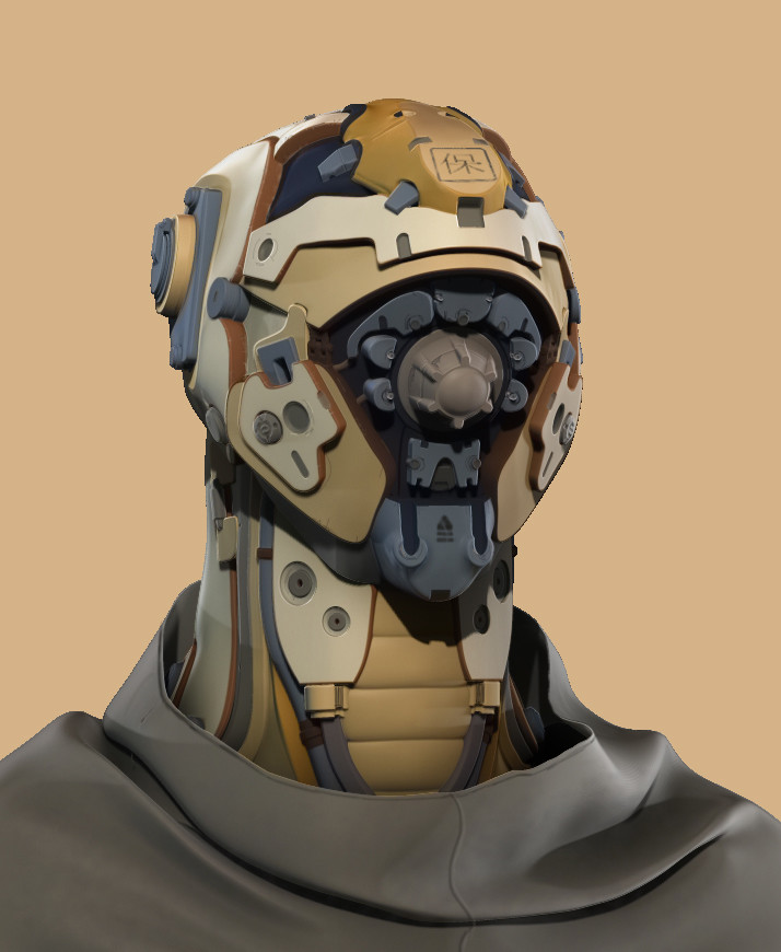 ArtStation - Cyborg head concept