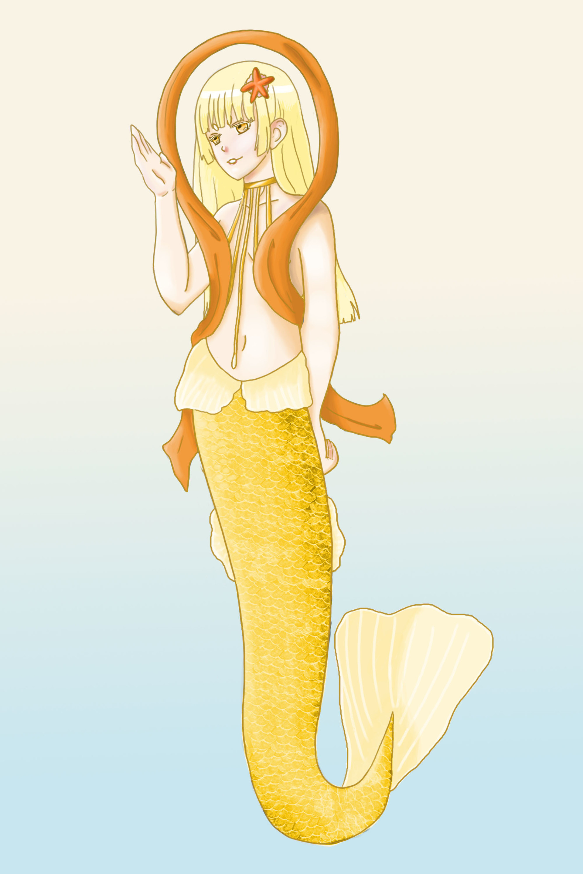 ArtStation - The Golden Mermaid