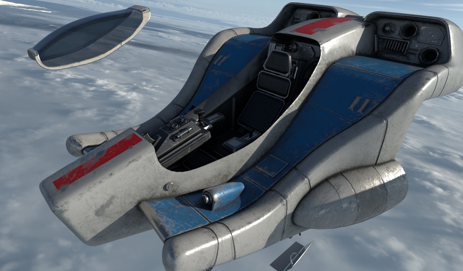 ArtStation - V-Wing Texture Job (Part 2)