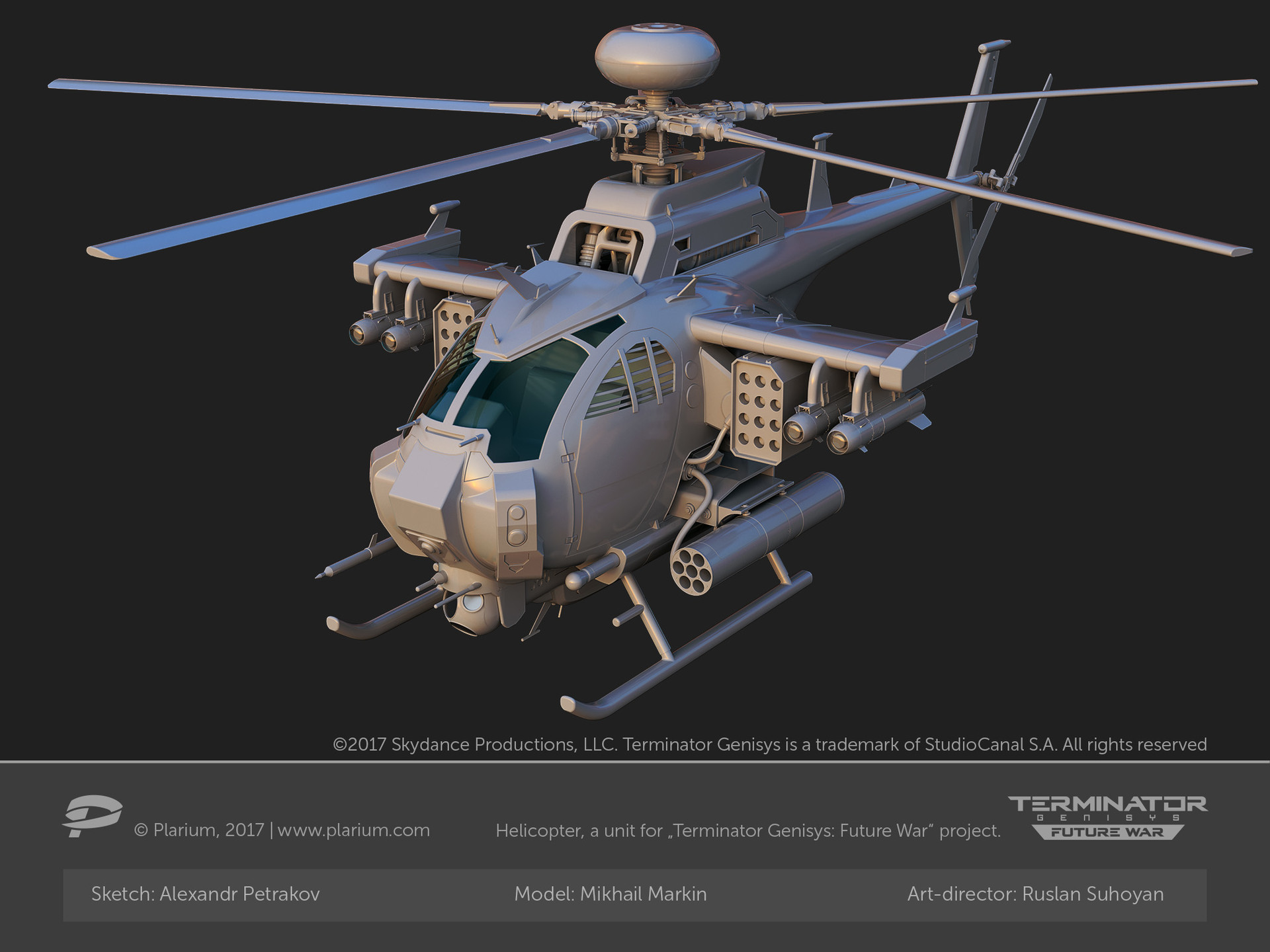 Mikhail Markin - Aviation unit for "Terminator Genisys: Future War"