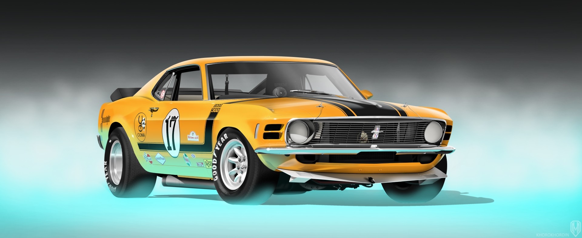 ArtStation - Mustang Boss 302 Trans-Am