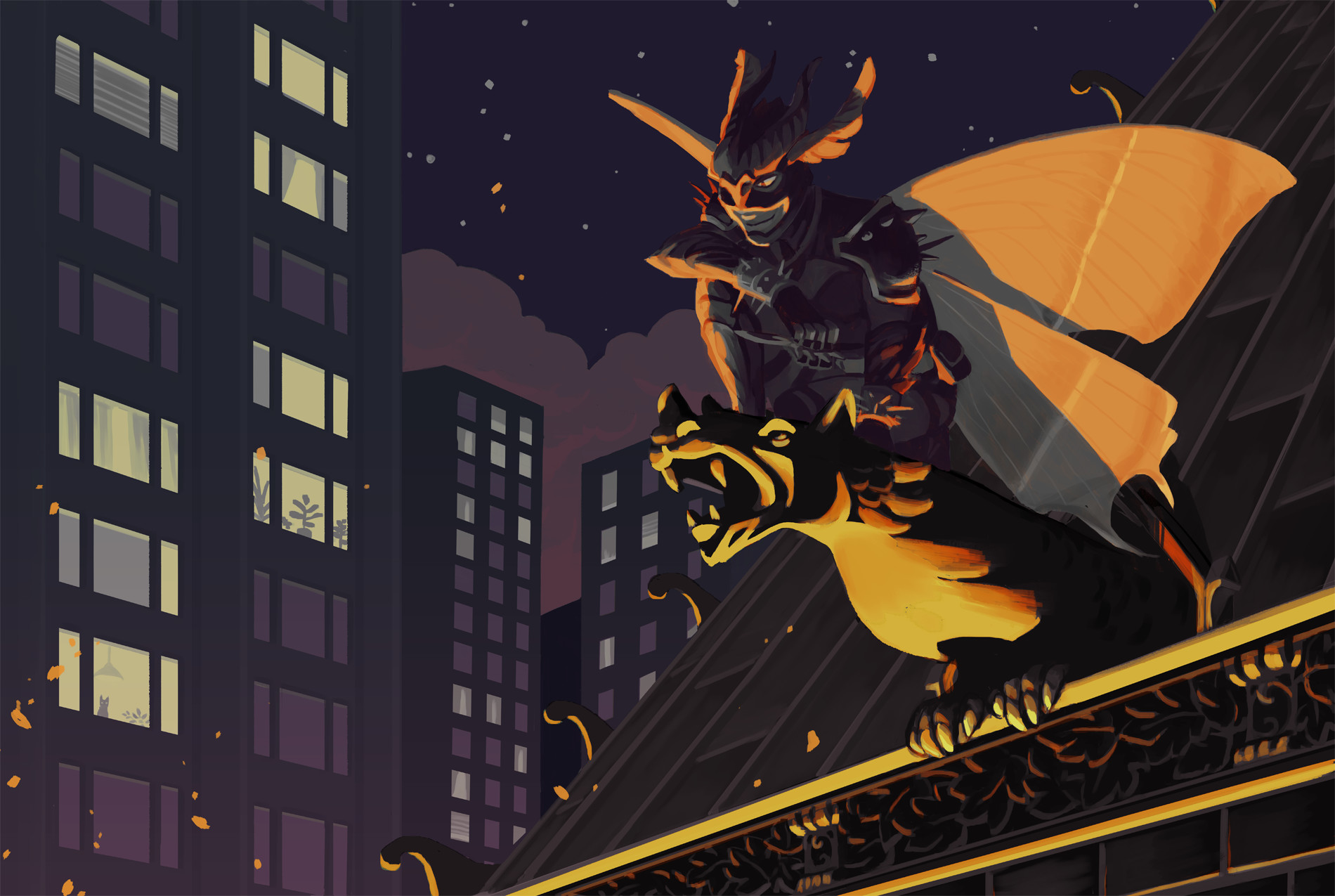 ArtStation - The Dark Fae Knight