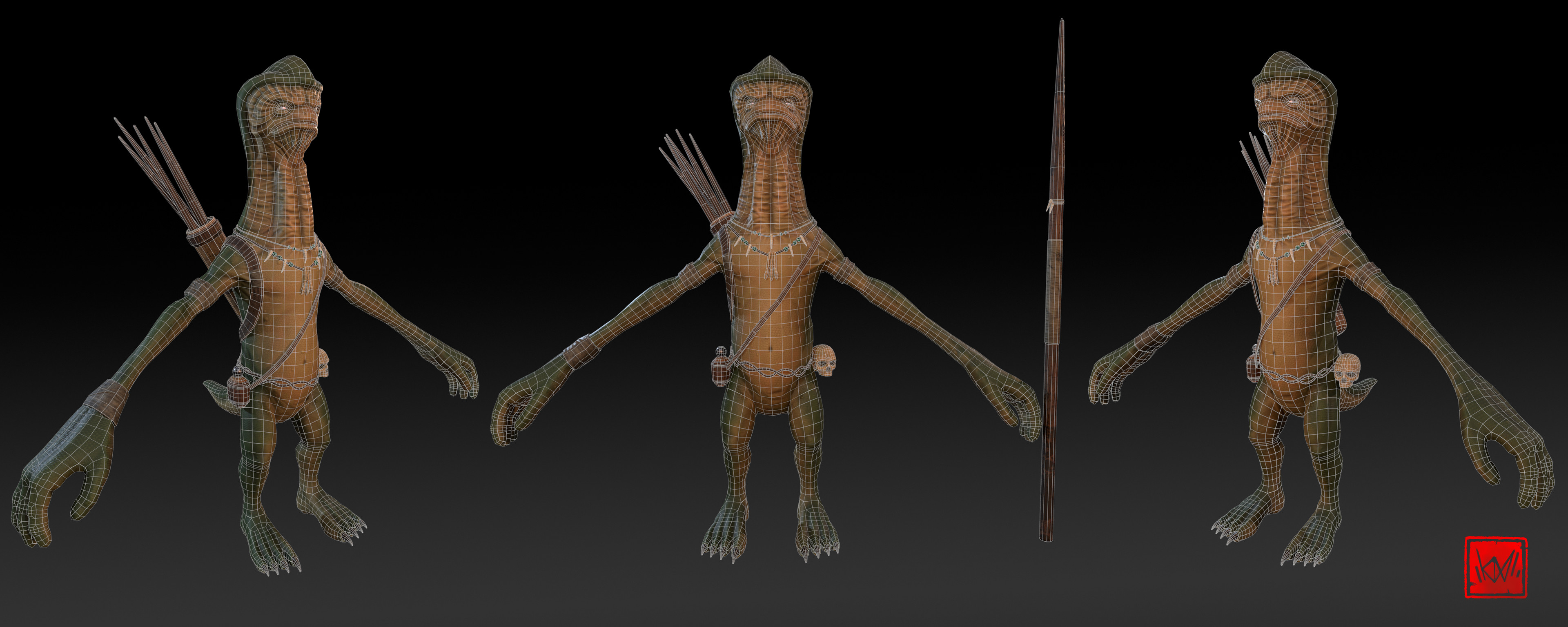 Javier Quintana Rojo - AMANI - STAR WARS ALIEN SPECIES FAN ART