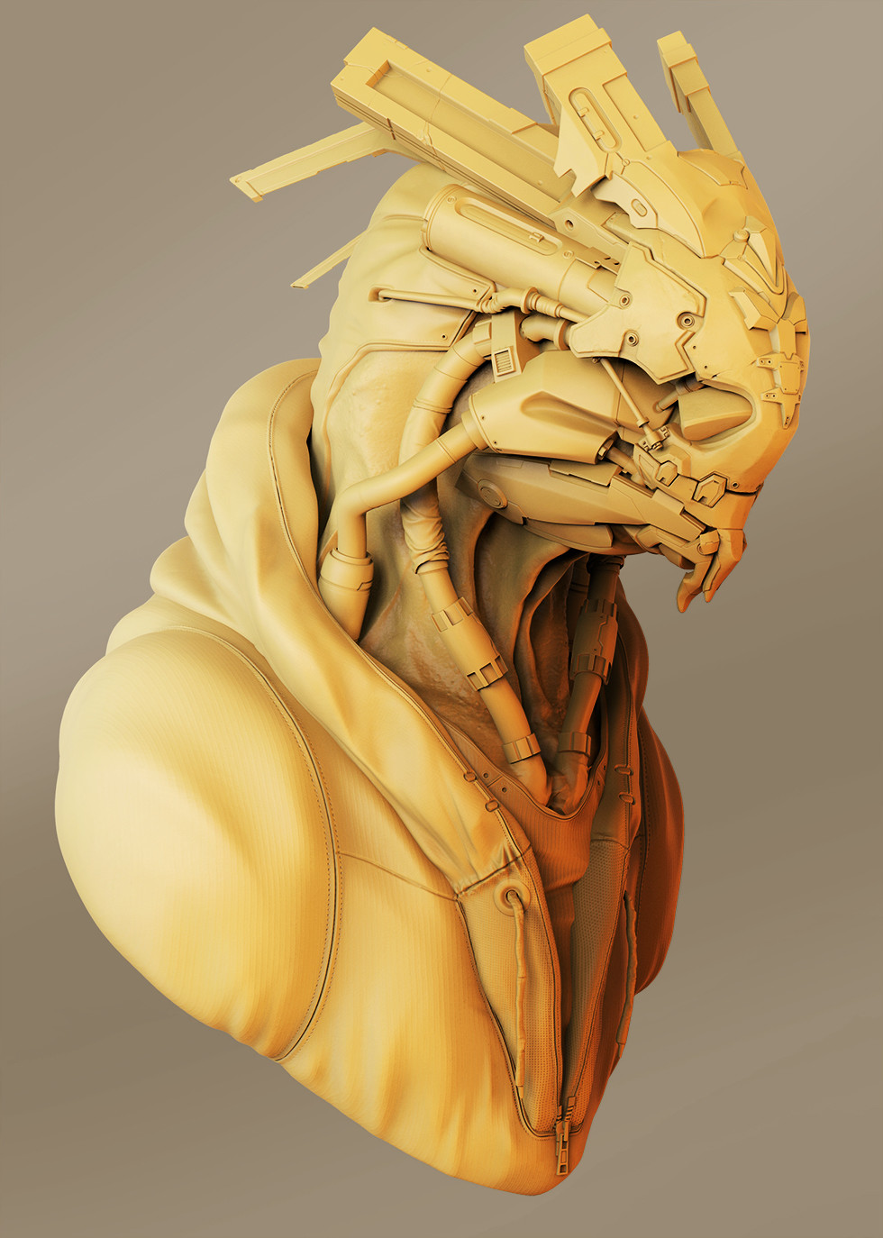 ArtStation - Mech Sculpting for Game project