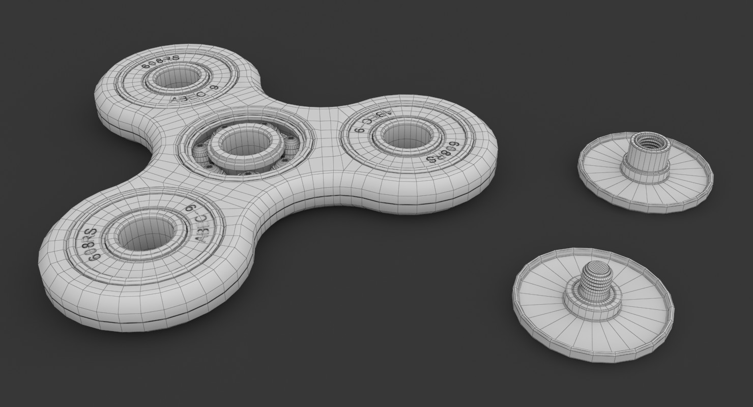 Andrea Genovese - Fidget Spinner 3D Model