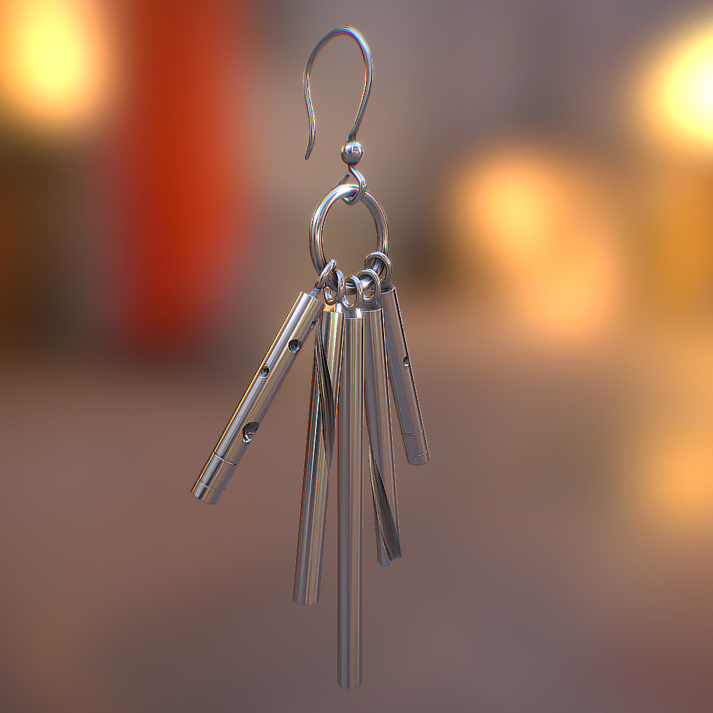 ArtStation - Printable 3d earrings