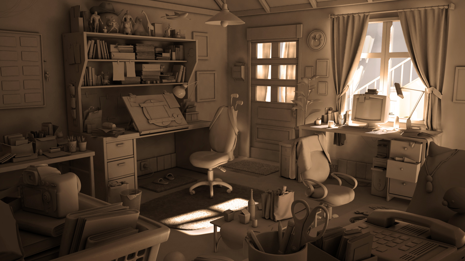 ArtStation - Animator's Room