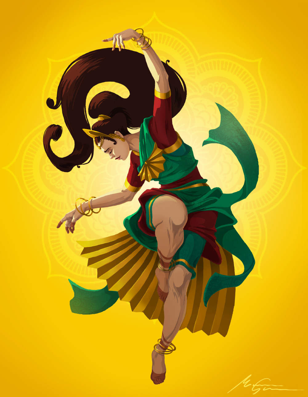 ArtStation - Indian Dancer