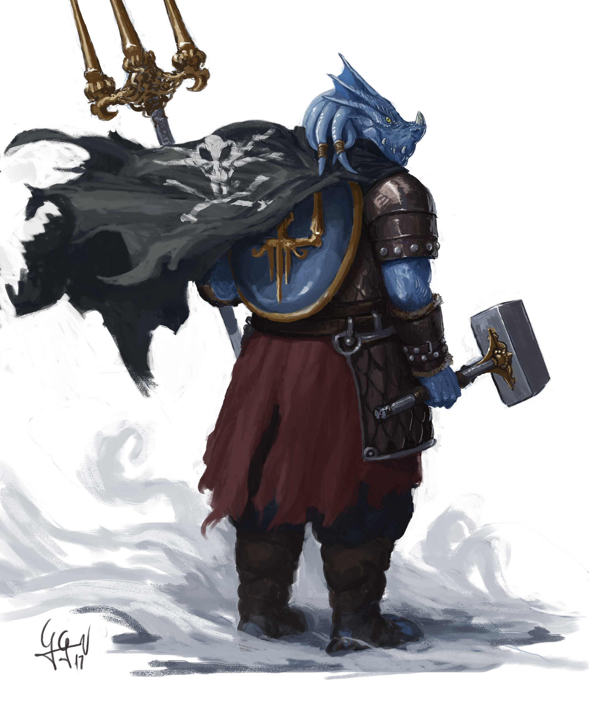 ArtStation - Dragornborn Pirate Cleric