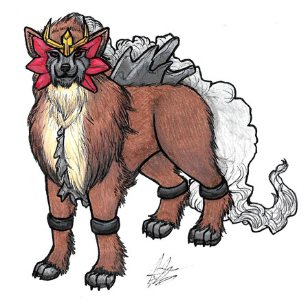 entei drawing
