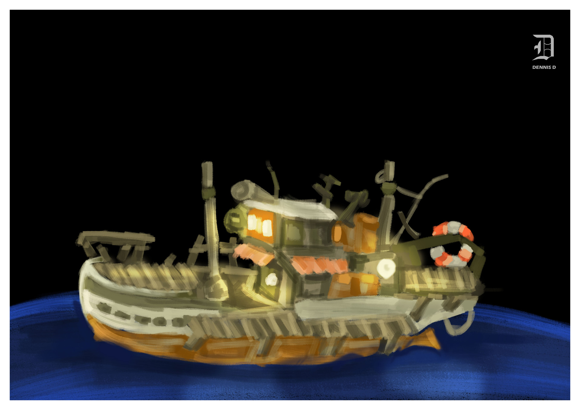 ArtStation - Metal Slug Boat