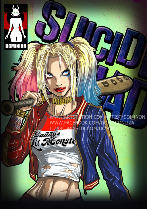 Liza Rojas Canales - FANART HARLEY QUINN SUICIDE SQUAD