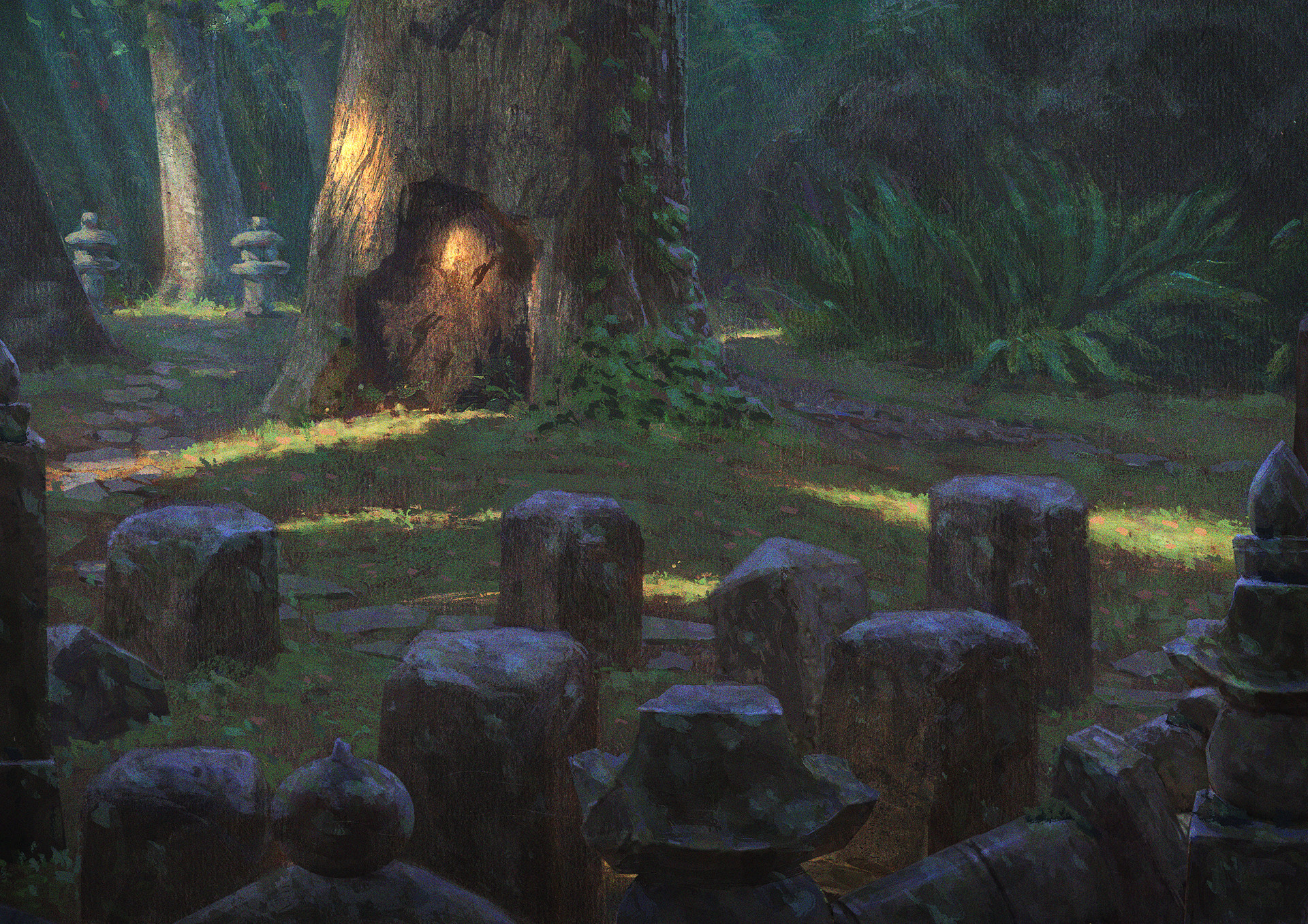 ArtStation - Forest Graves