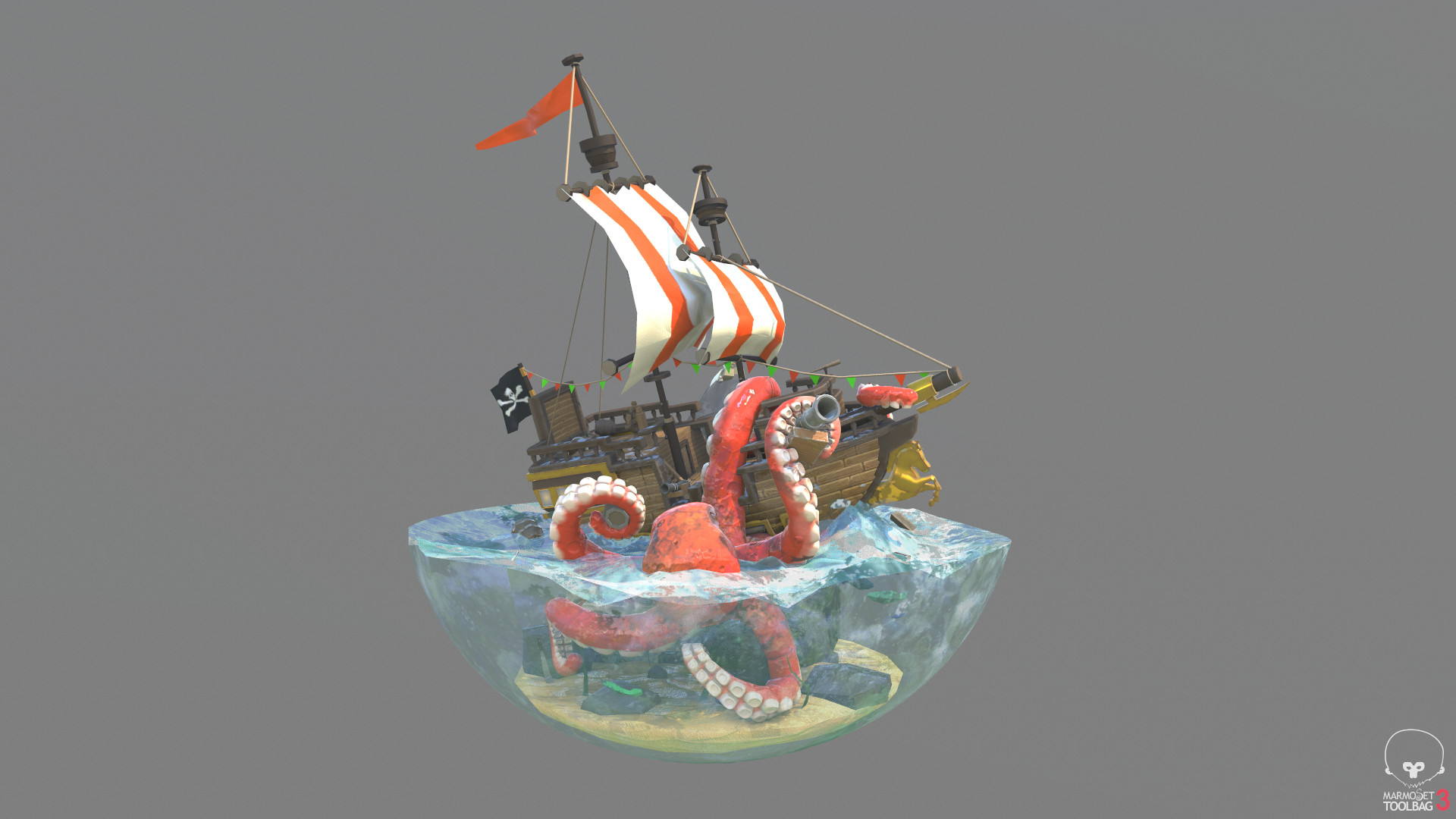 ArtStation - Kraken Battle