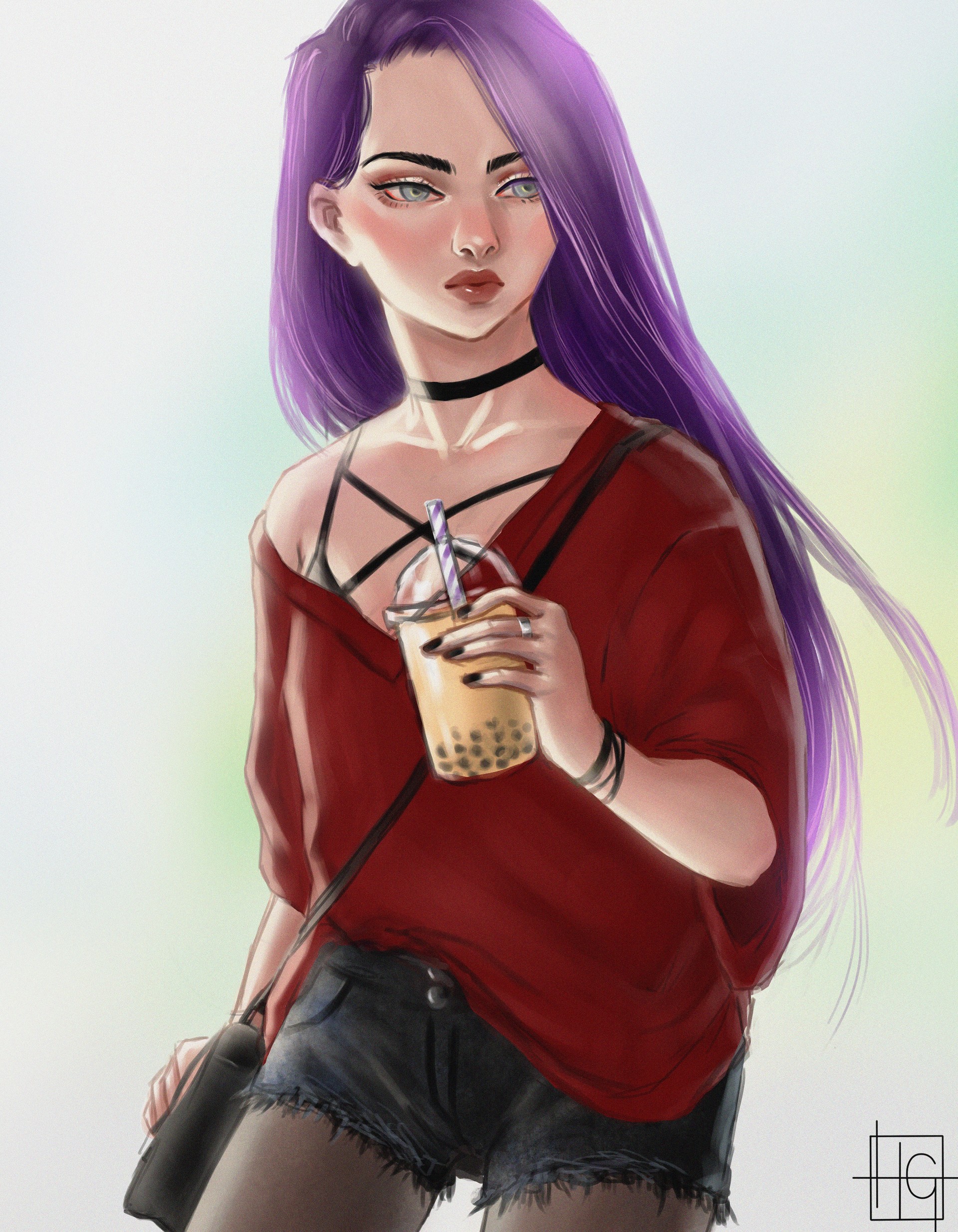 ArtStation - Bubble tea