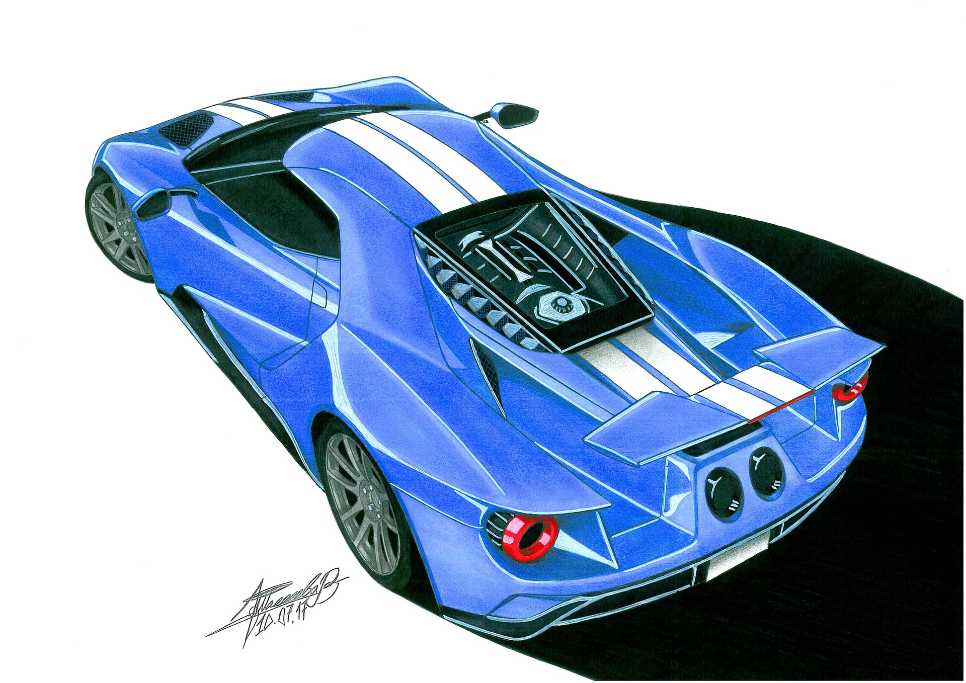 ArtStation - FORD GT