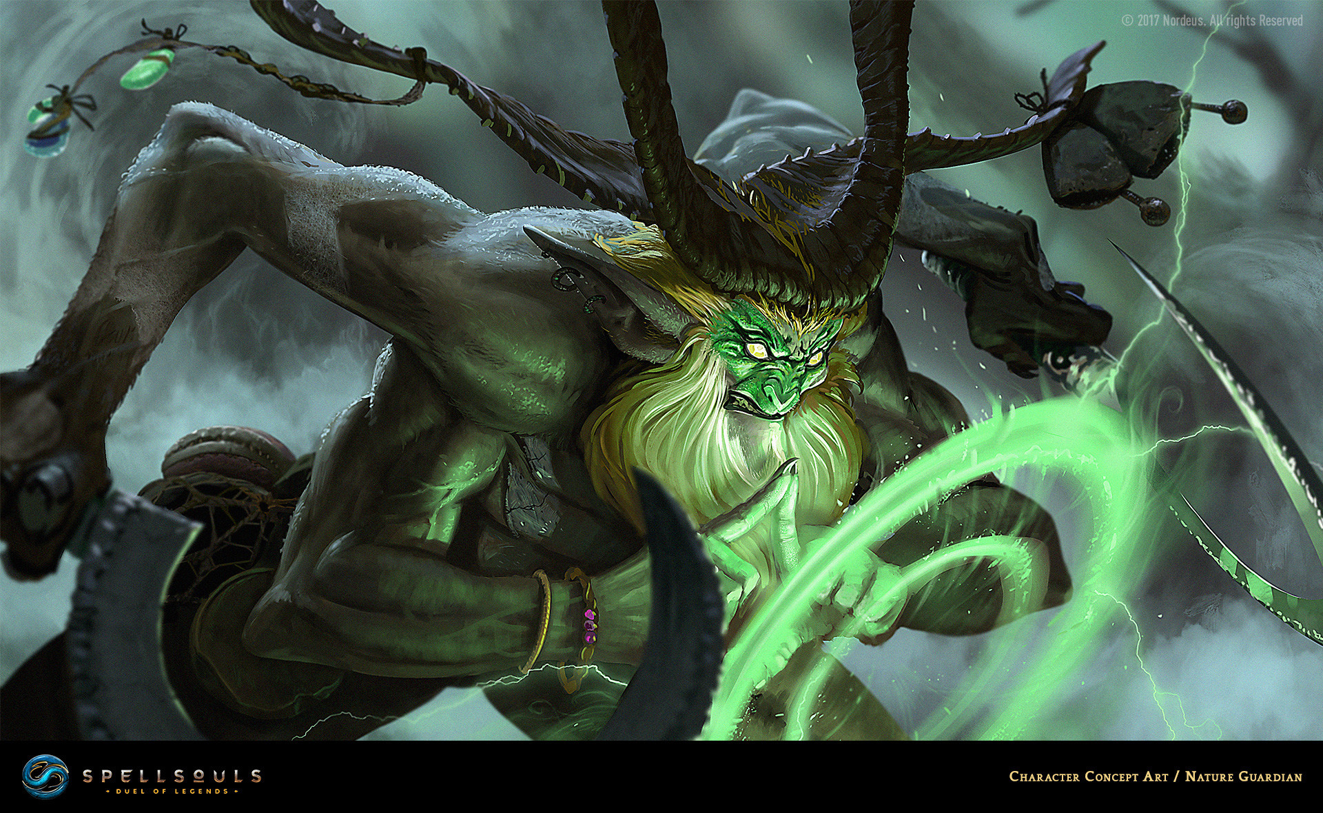 Nordeus Games - Spellsouls - Character Concept Art - Nature Guardian