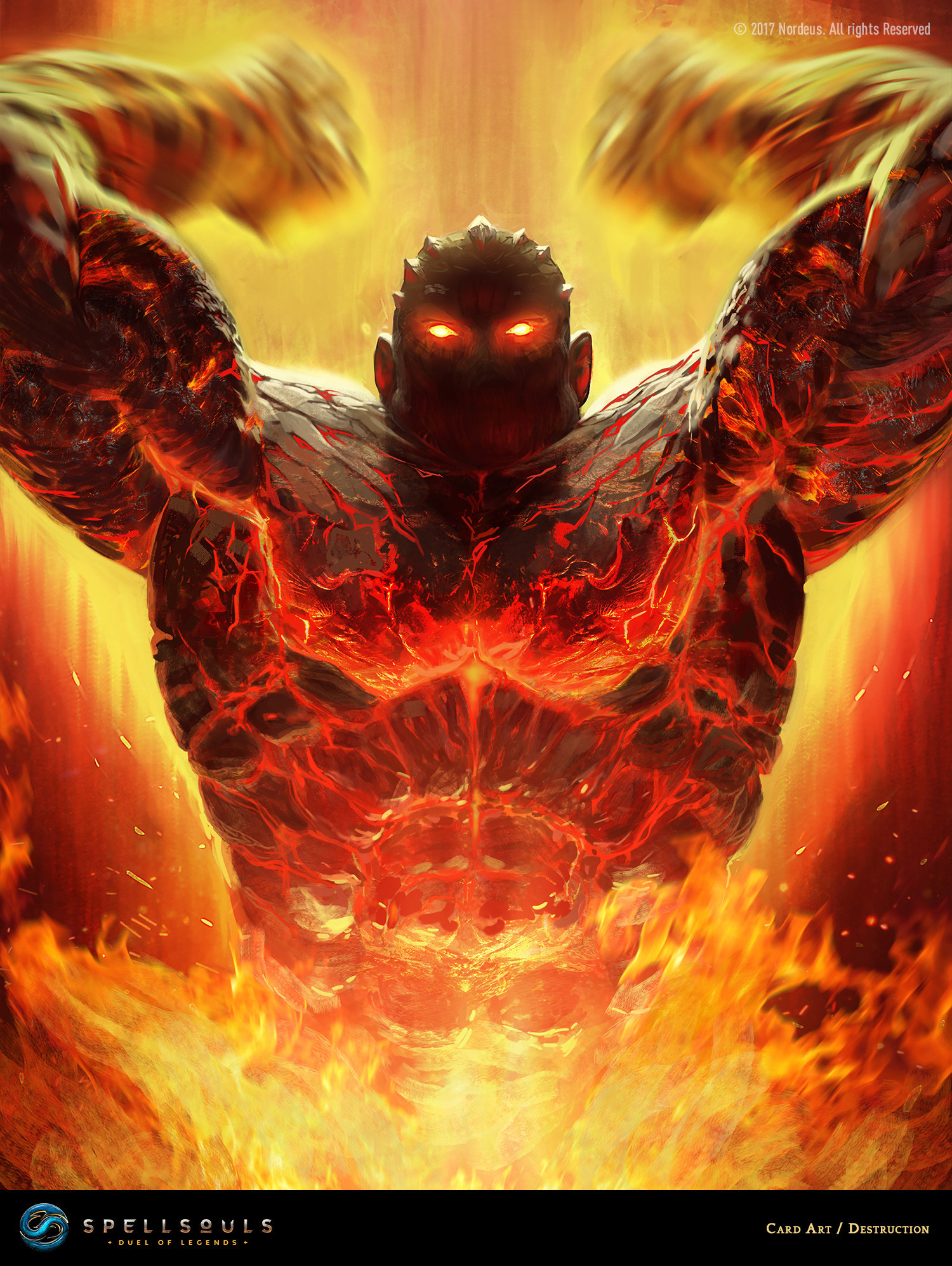 Nordeus Games - Spellsouls - Card Art - Destruction
