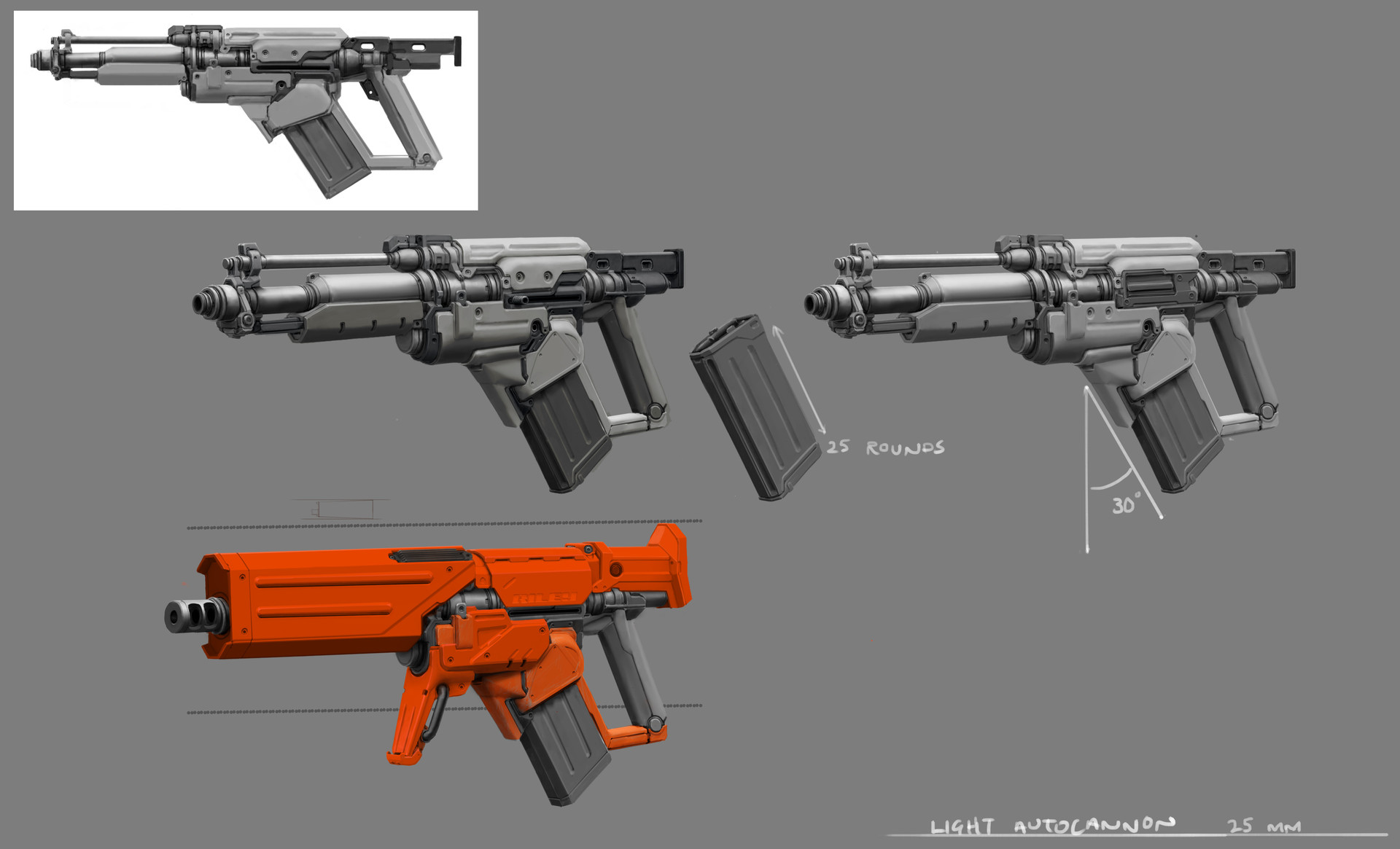 John Davidson - 20mm Light Autocannon (heavygear game)