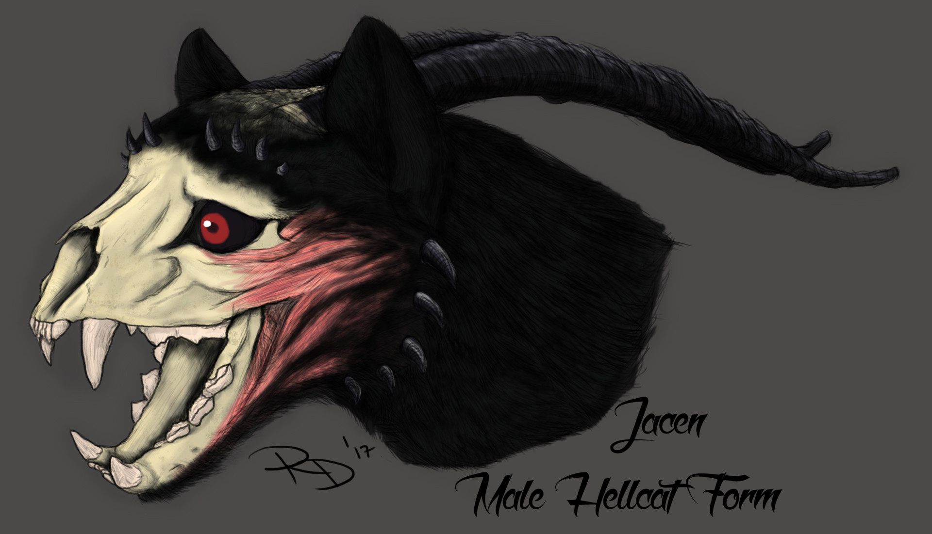 ArtStation - Jacen-Male Hellcat Concept Art, Rayen Dark