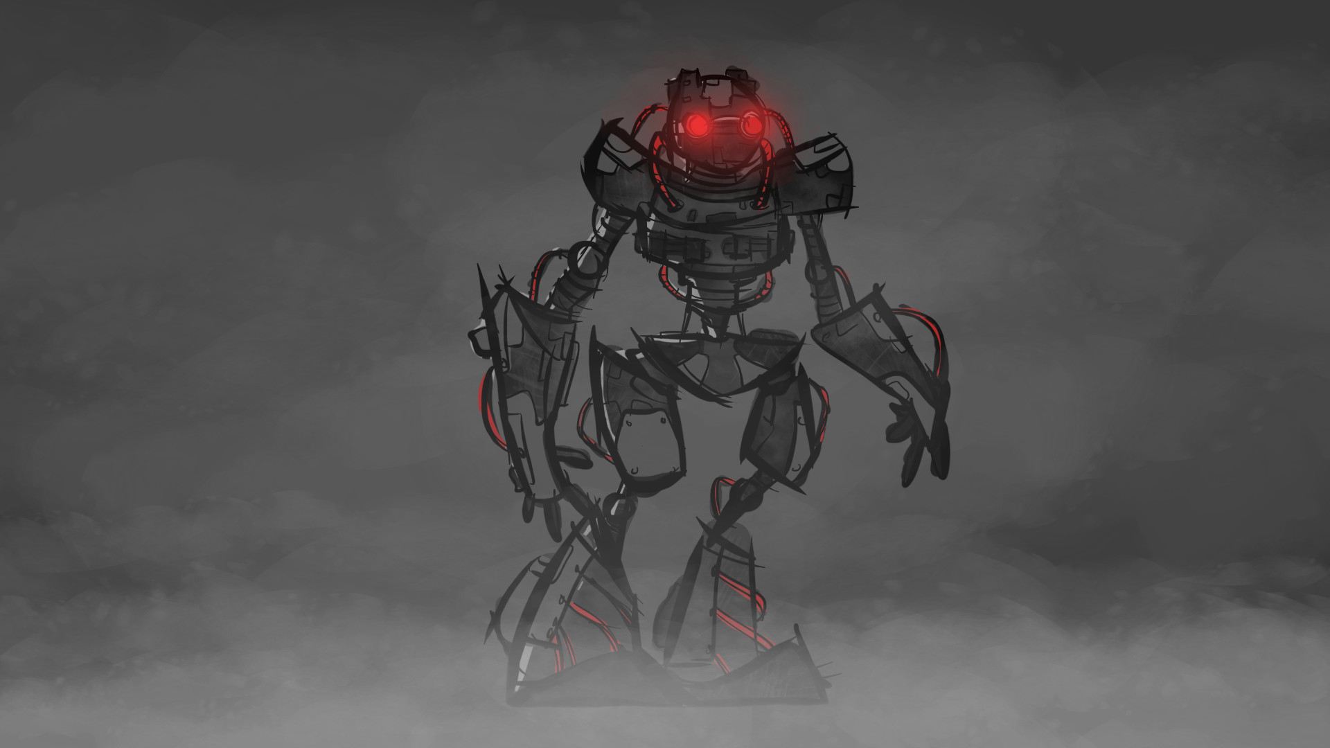 ArtStation - Mech in the Mist