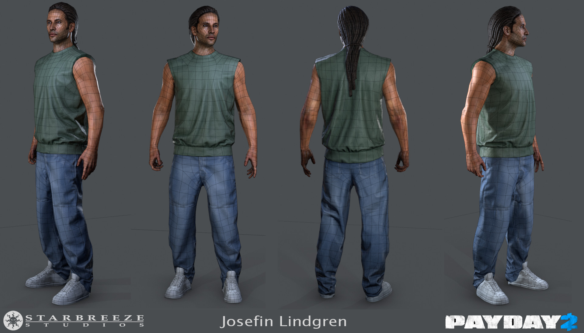 Josefin Lindgren - Payday 2 - Characters