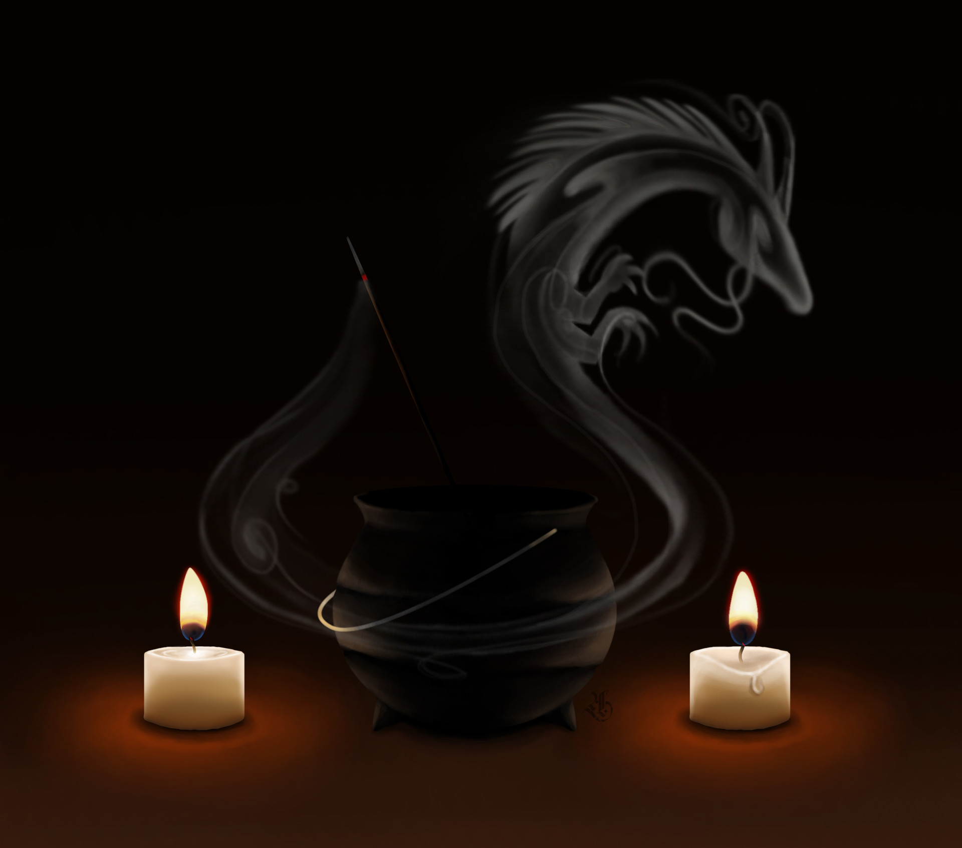 ArtStation - Dragon Smoke