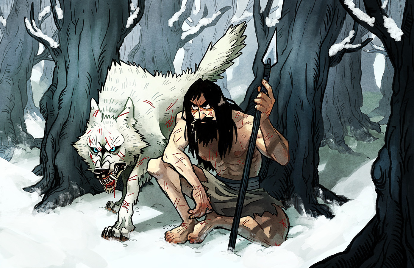 ArtStation - Jack and the Wolf